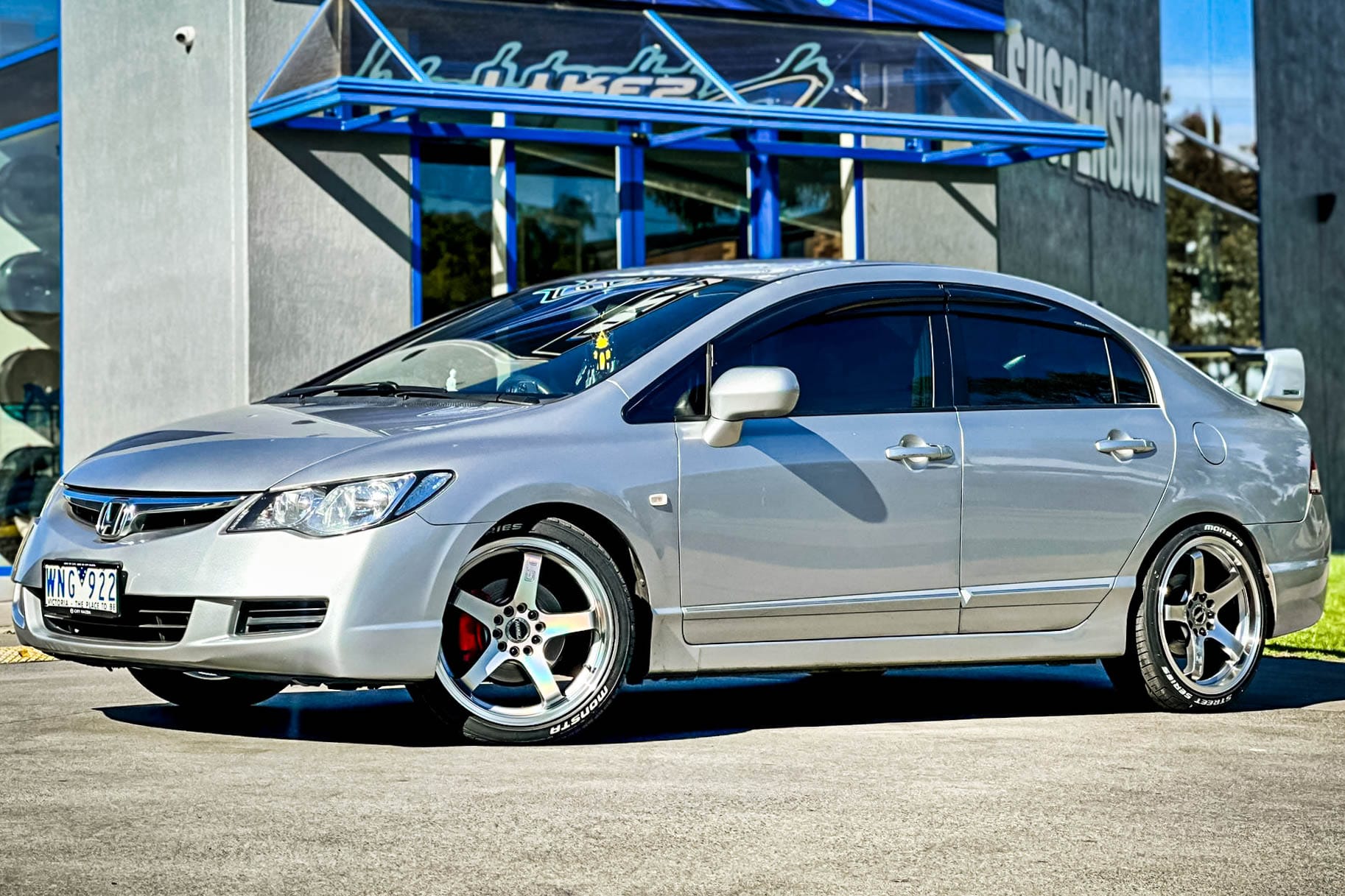 honda civic hussla gt cosmic pearl wheel #16369