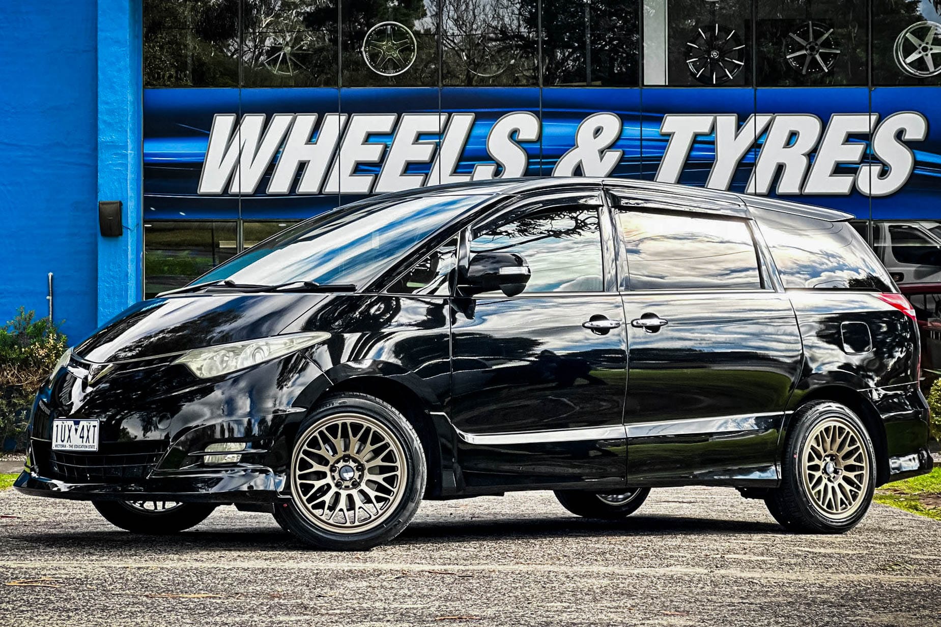 toyota estima avid av-44 matte bronze wheel #16389