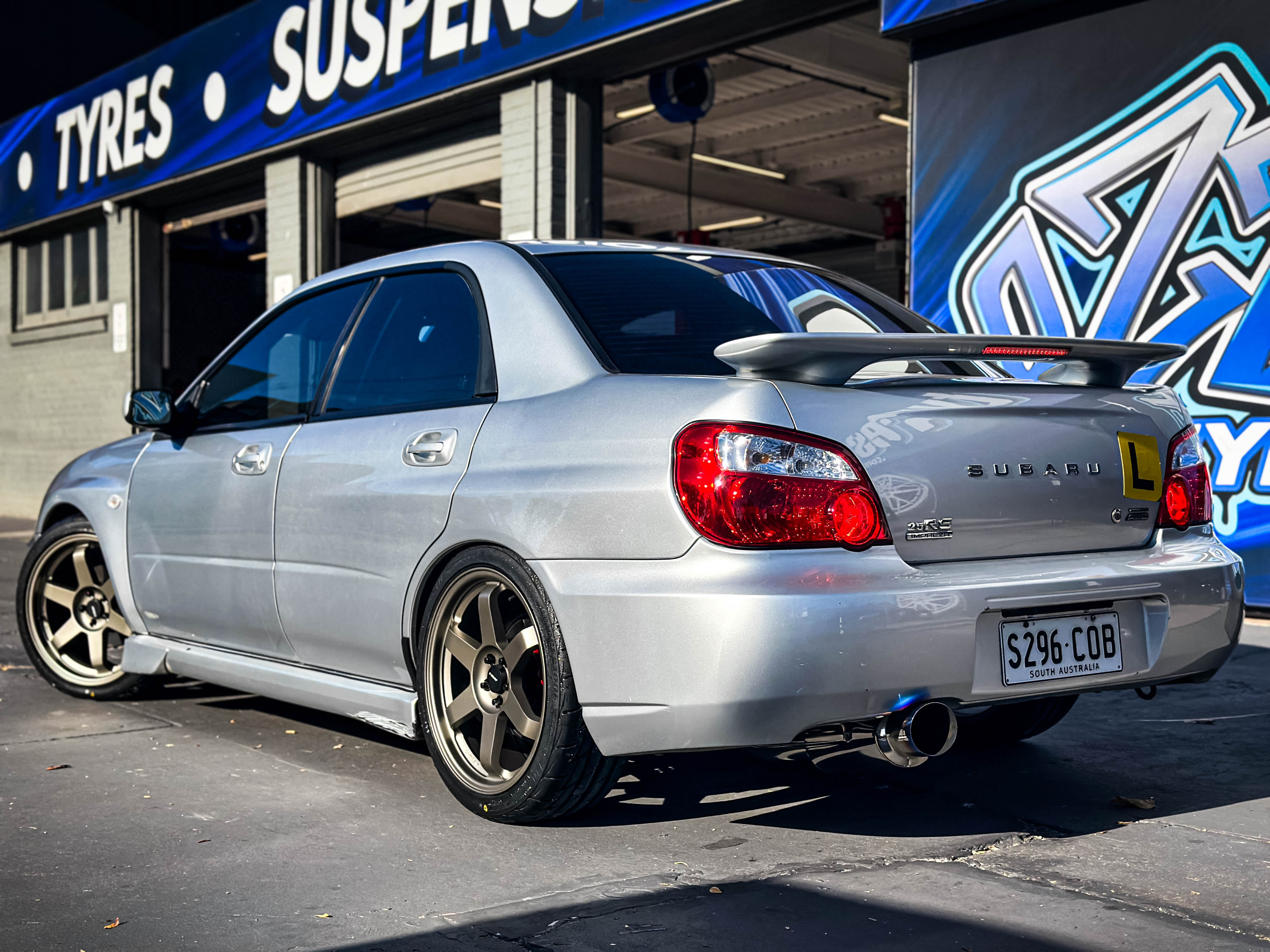 subaru impreza avid av-06 matte bronze wheel #16409