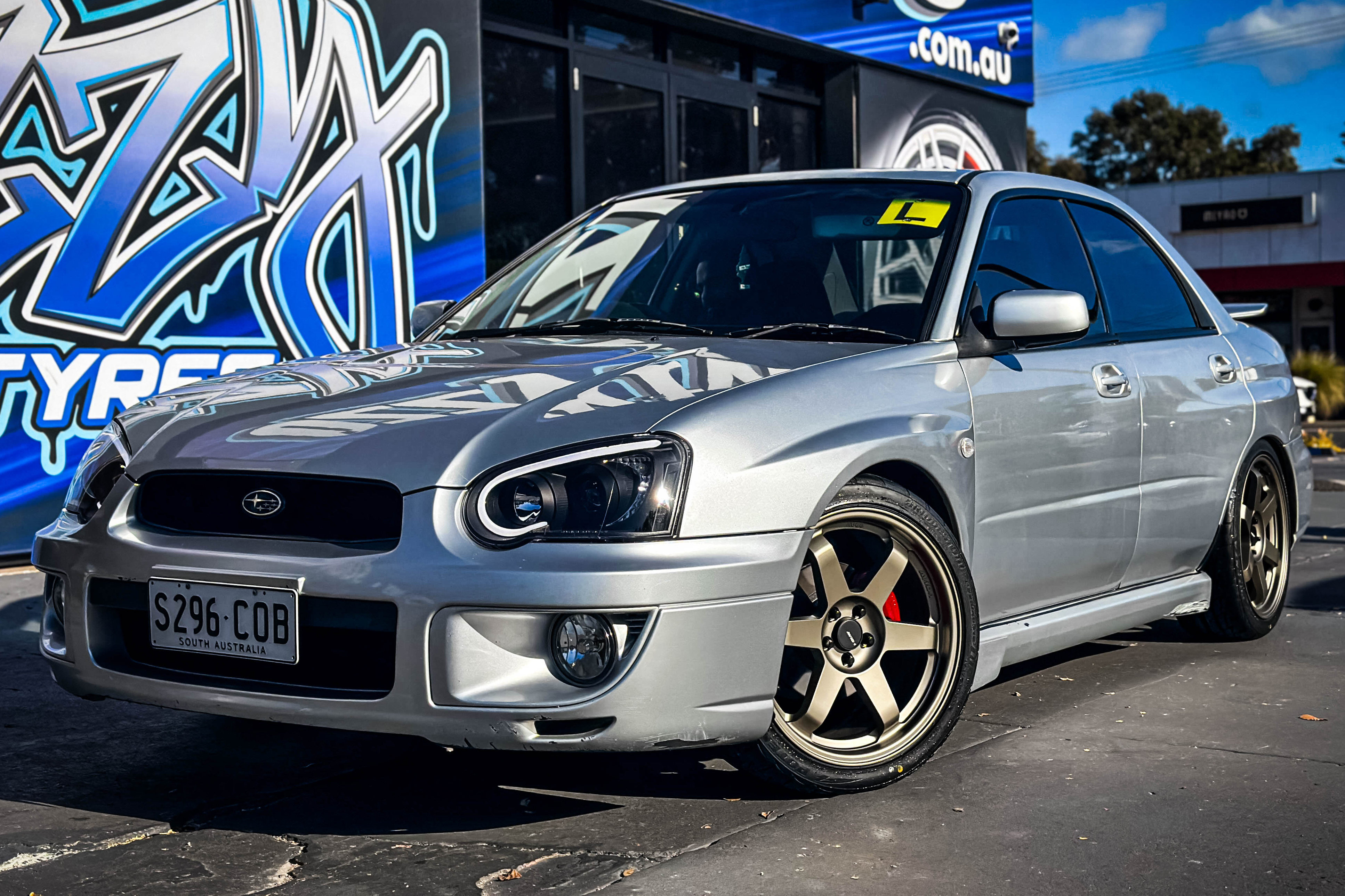 subaru impreza avid av-06 matte bronze wheel #16444