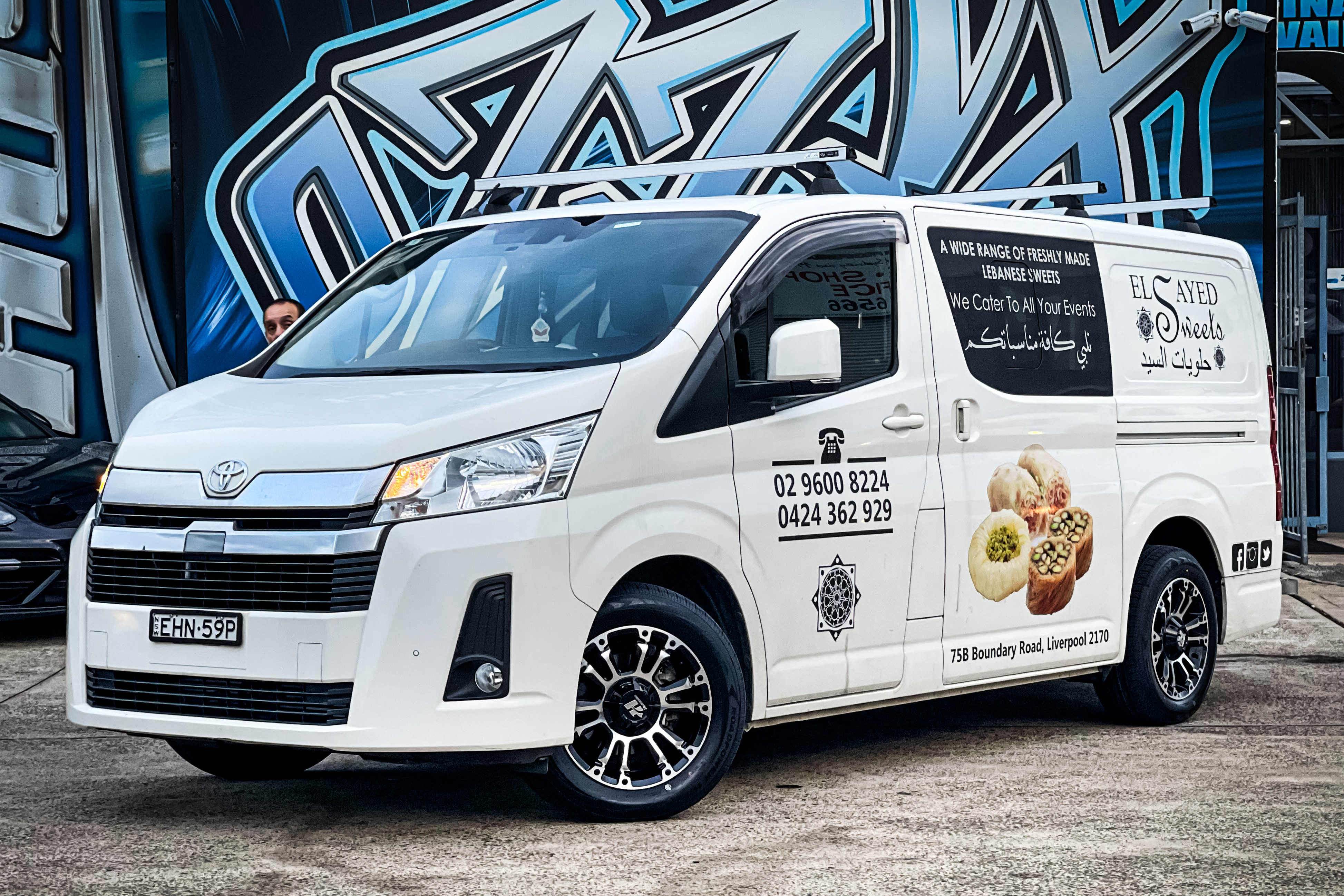 toyota hiace hussla ambush machined face wheel #16447