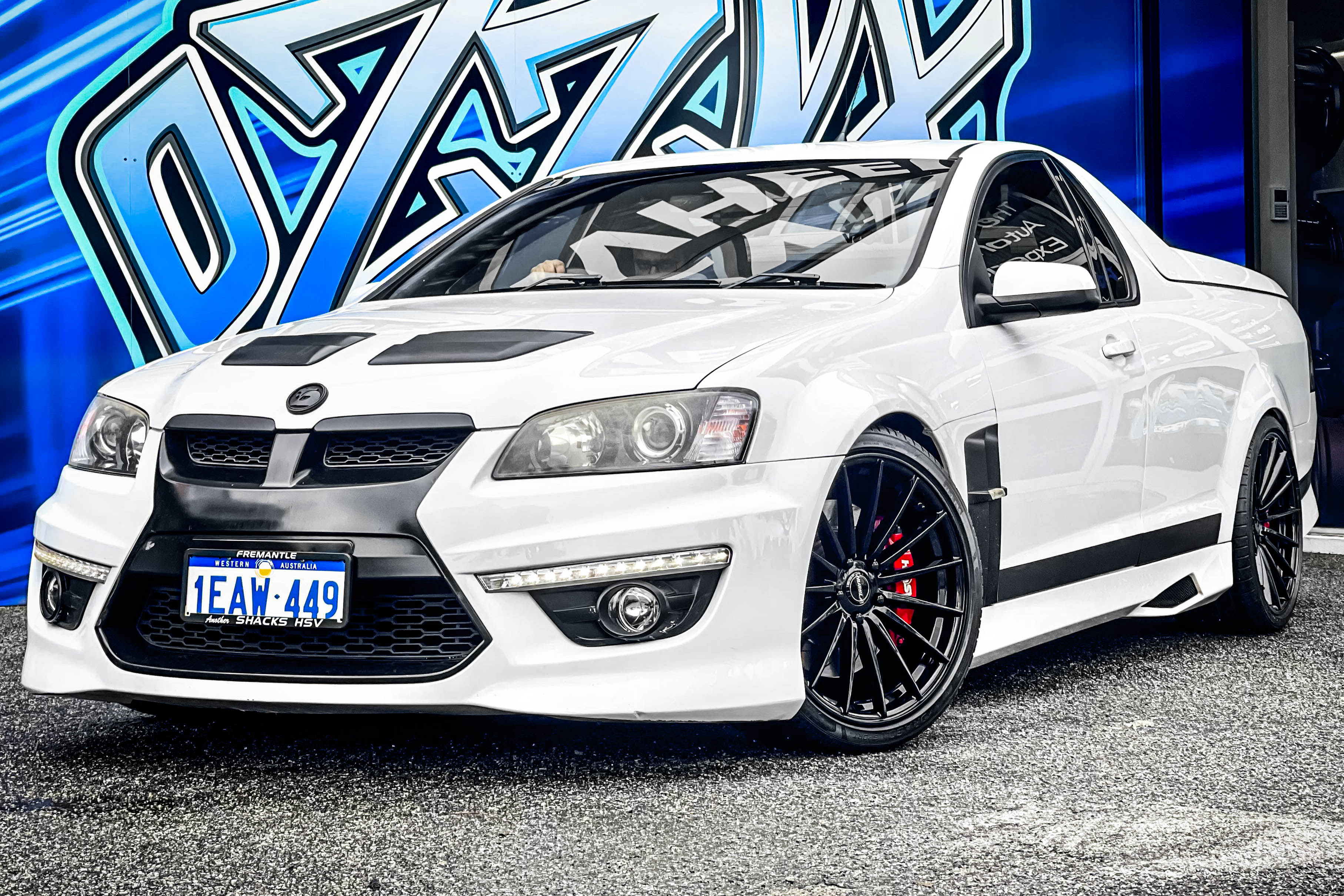 holden hsv maloo hussla berlin gloss black wheel #16492