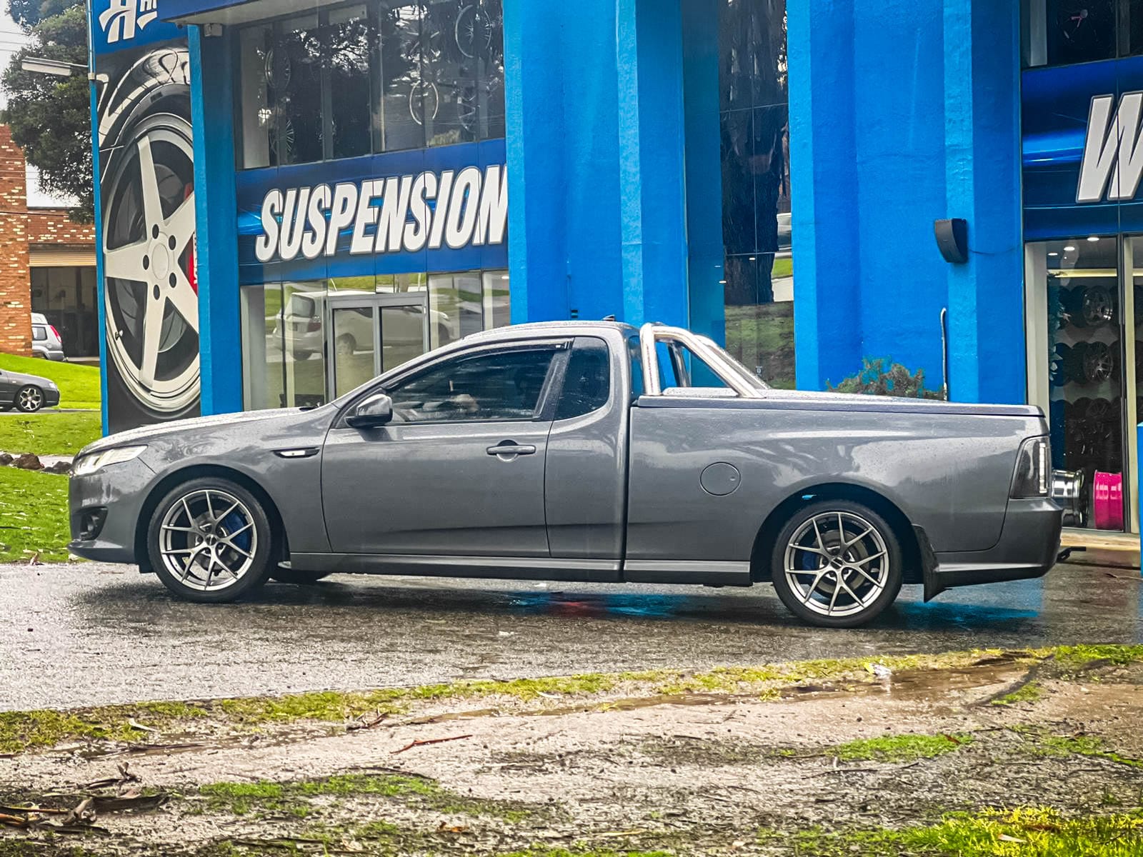 ford falcon ute hussla forged b5 diamond black wheel #16540