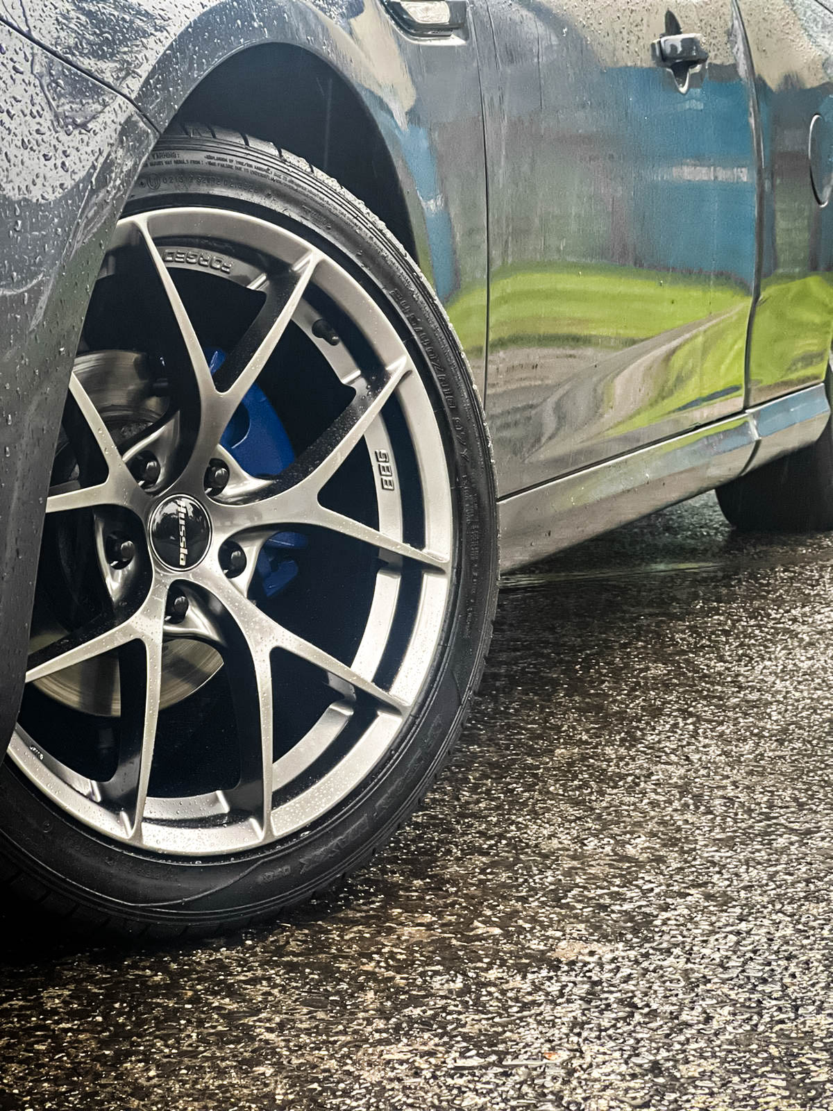 ford falcon ute hussla forged b5 diamond black wheel #16540