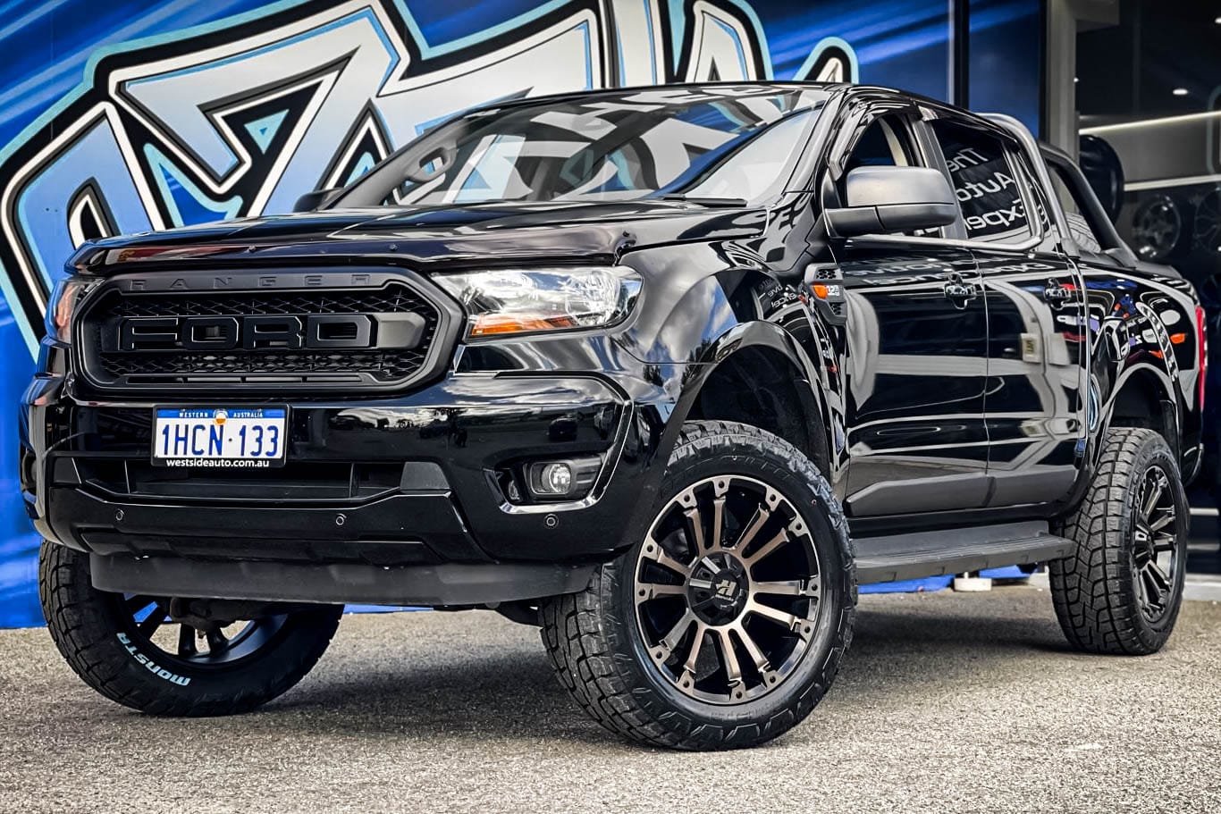 ford ranger hussla ambush bronze tint face wheel #16541