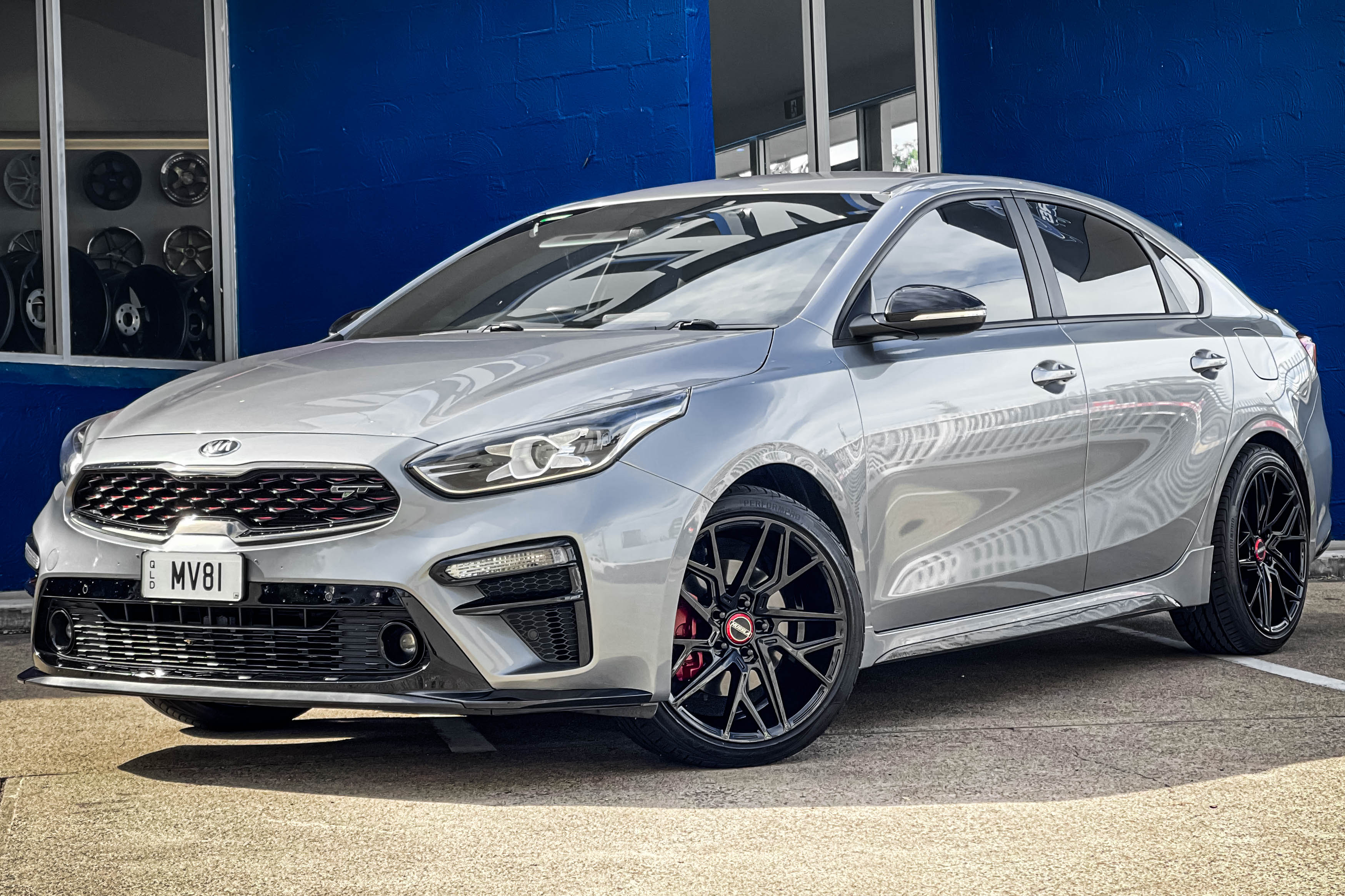 kia cerato hussla jacques gloss black wheel #16557