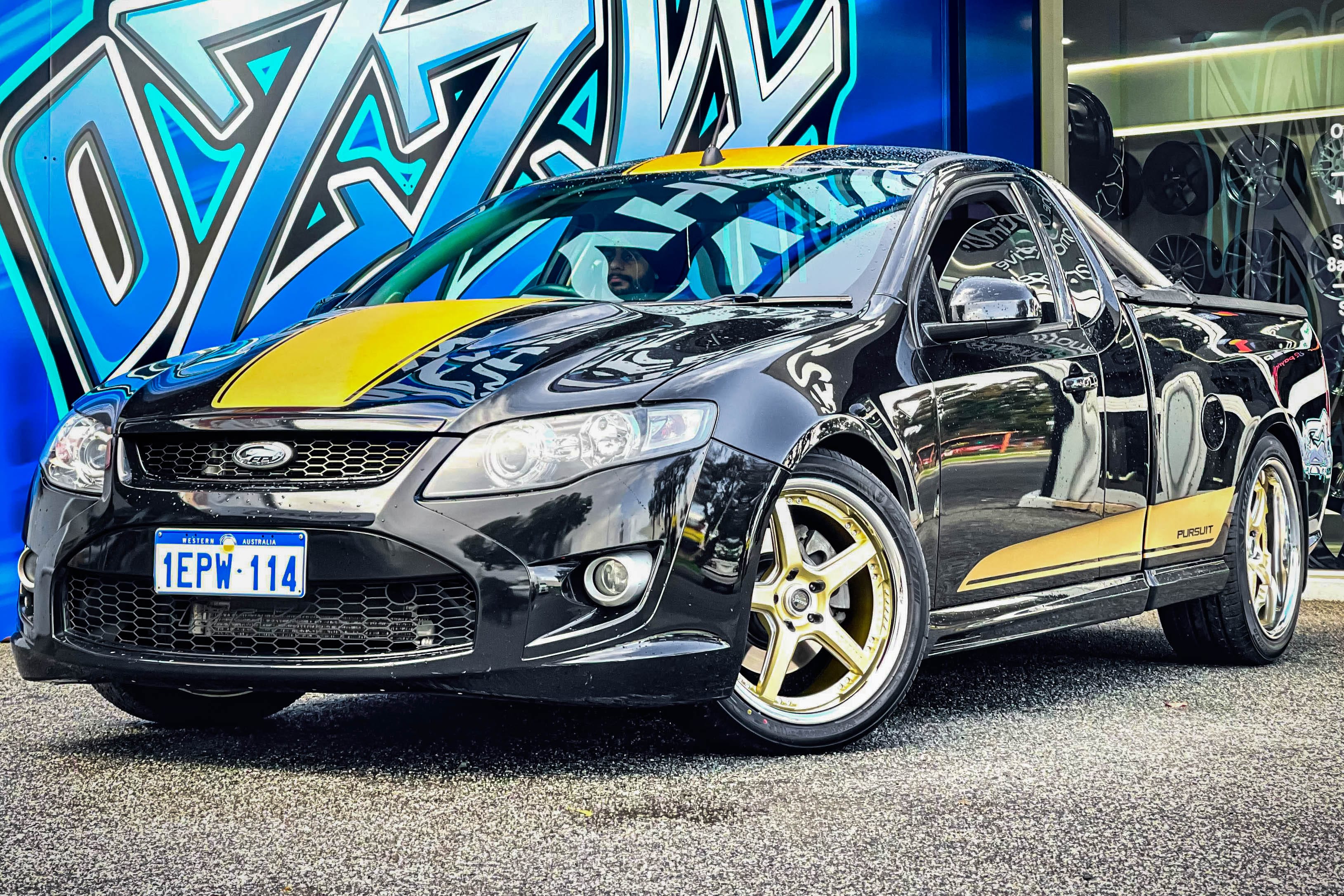 FORD FALCON VERTINI DRIFT GOLD CHROME LIP Wheel #16586