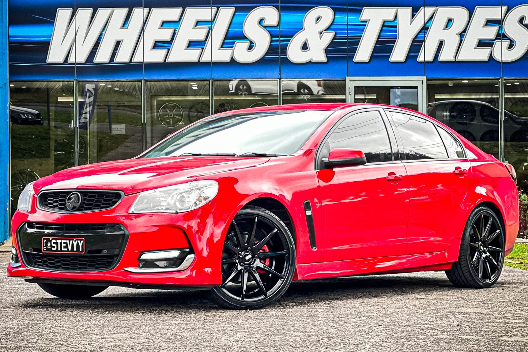 holden commodore xo sydney gloss black wheel #16593