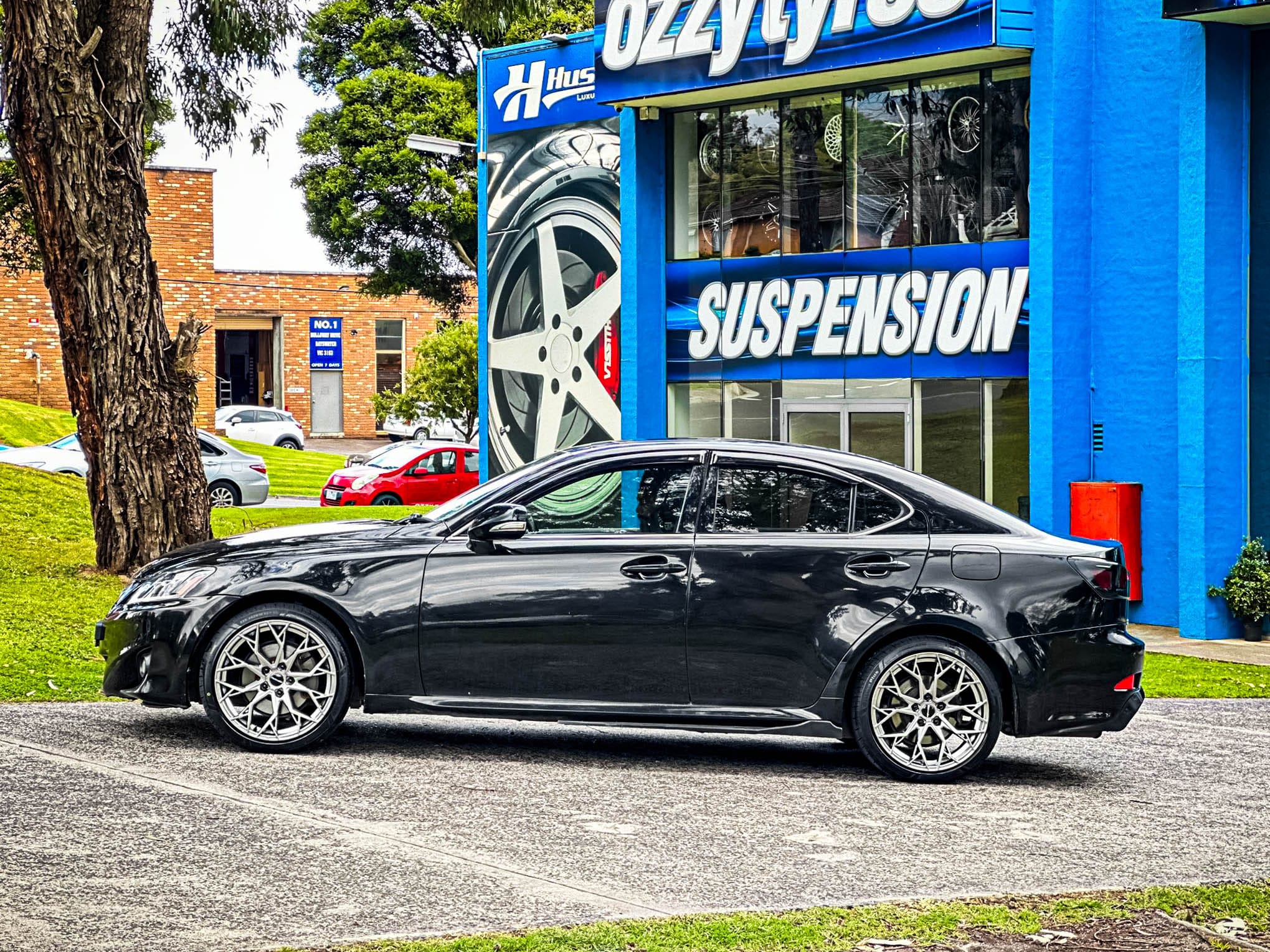 lexus is hussla amsterdam hyper black wheel #16660