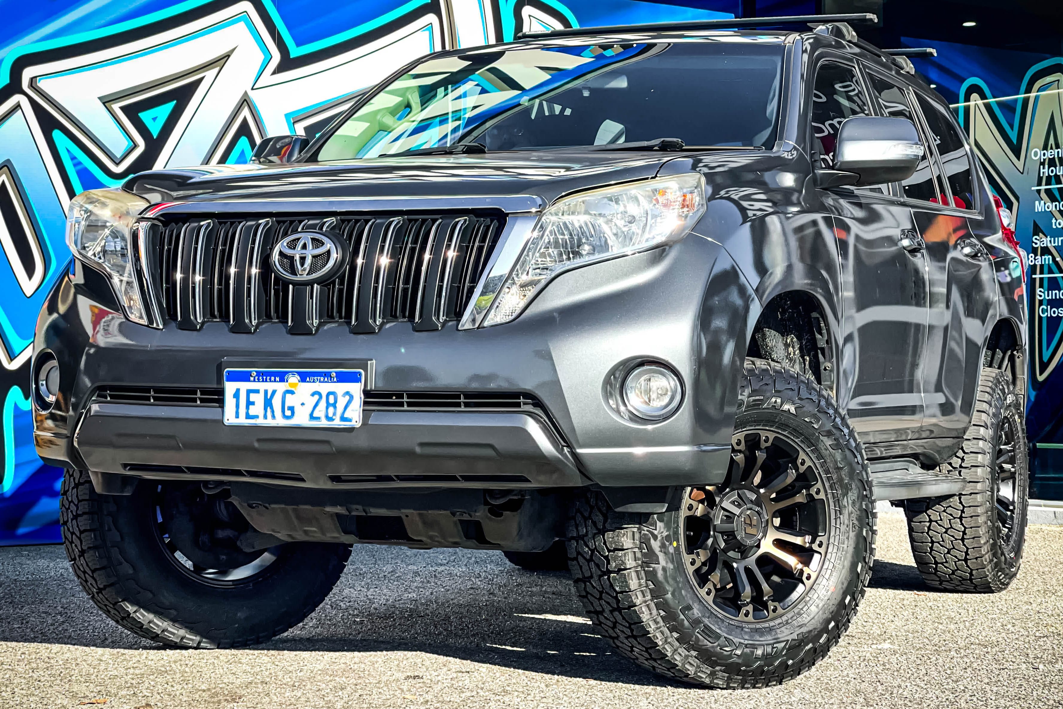 toyota land cruiser hussla ambush bronze tint face wheel #16701