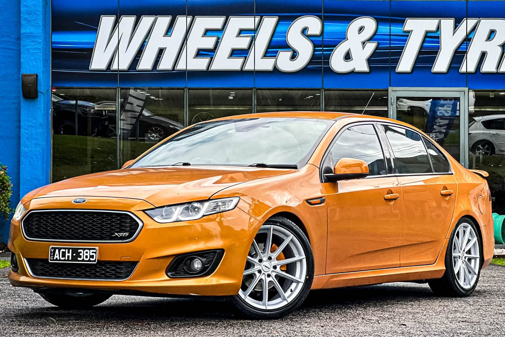 ford falcon hussla moz bright silver wheel #16704