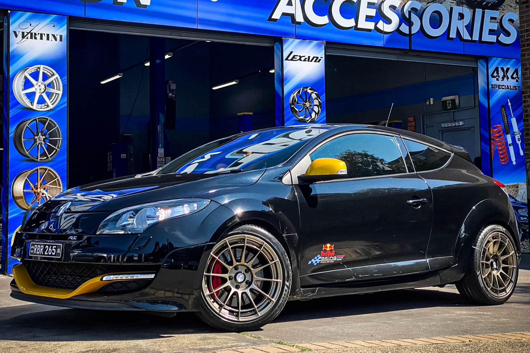 renault megane hussla tokyo matte bronze wheel #16721