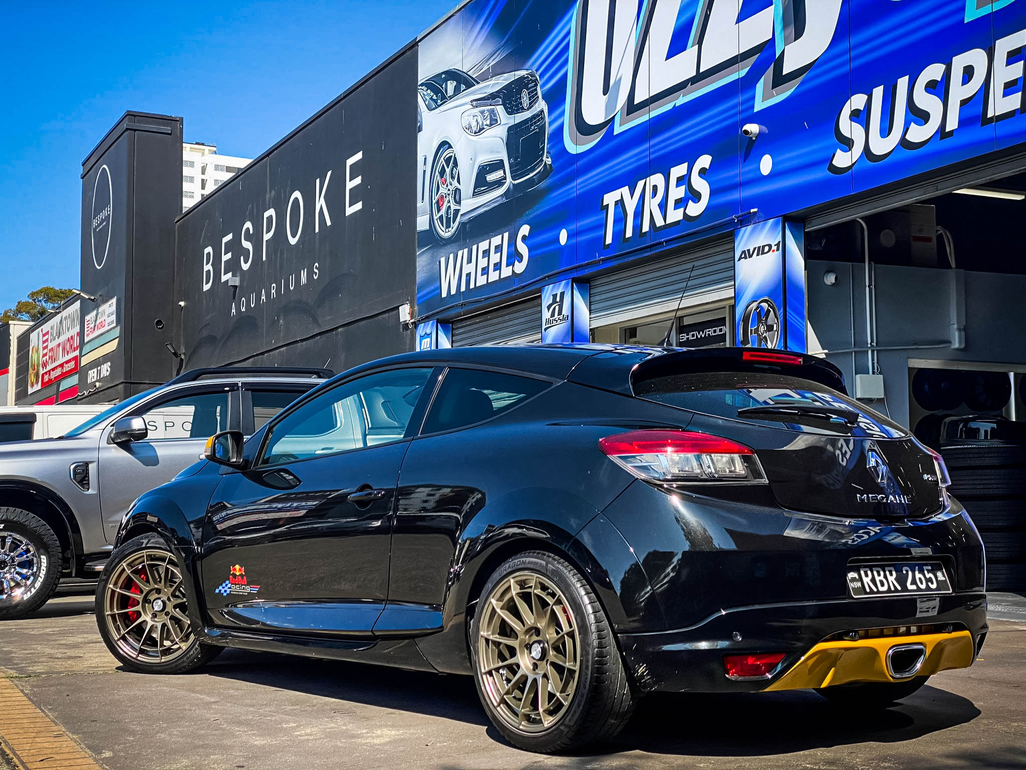 renault megane hussla tokyo matte bronze wheel #16721