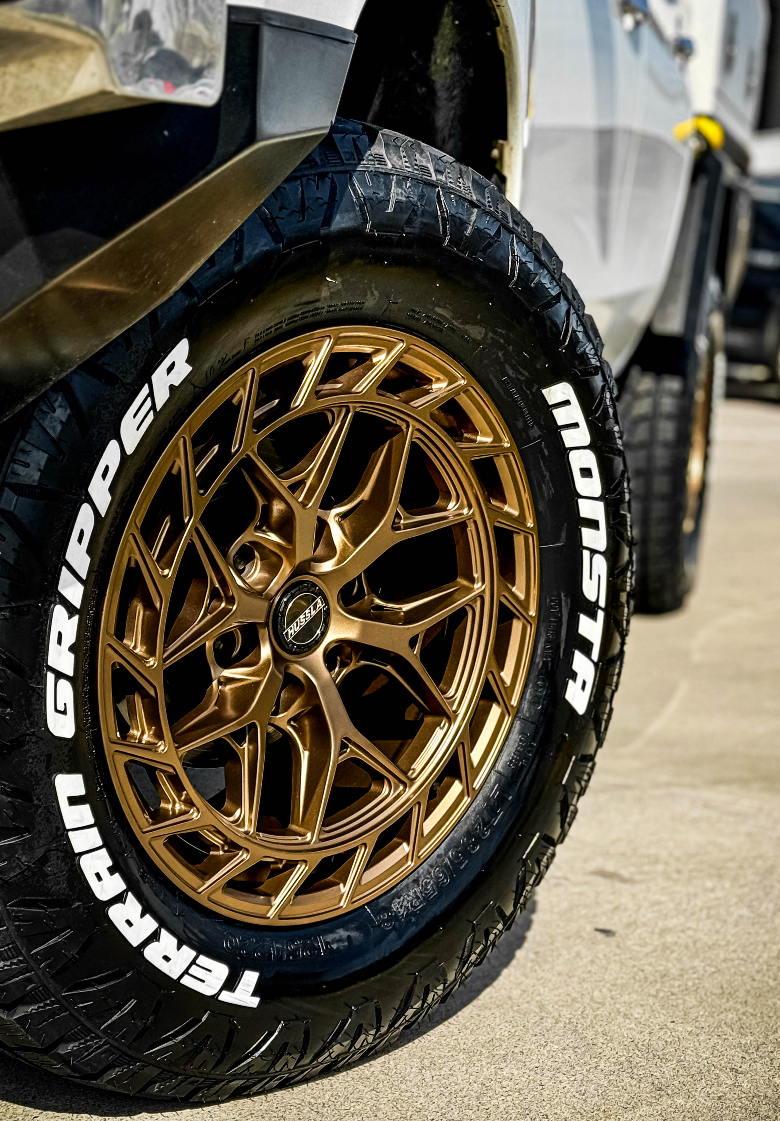mitsubishi triton hussla gunner copper bronze wheel #16745