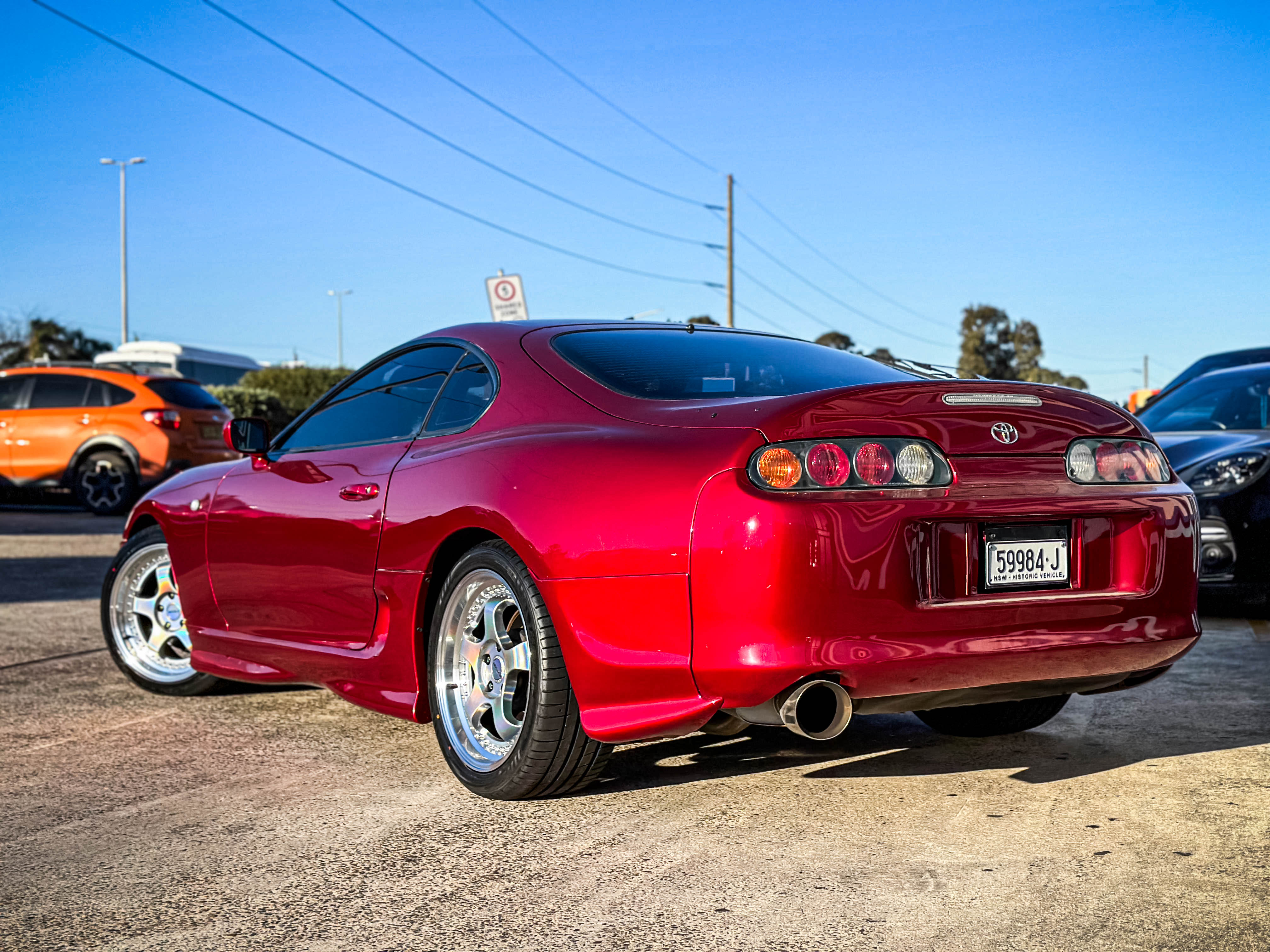 toyota supra hussla zen cosmic pearl wheel #16752