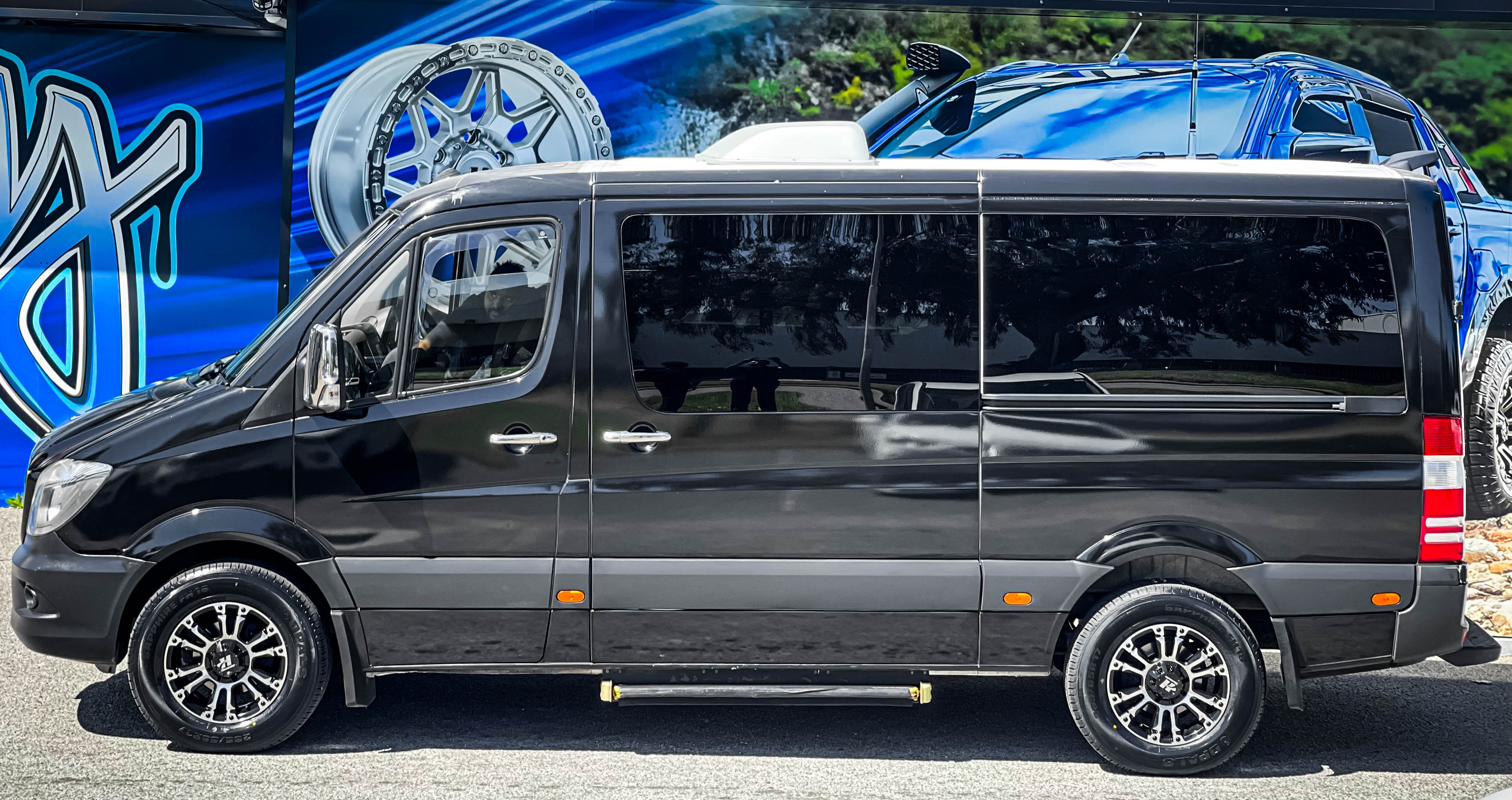 mercedes-benz sprinter hussla ambush machined face wheel #16784