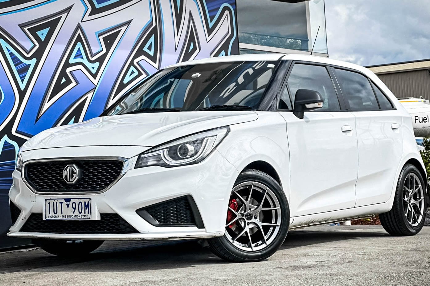 mg mg3 hussla forged b5 diamond black wheel #16785