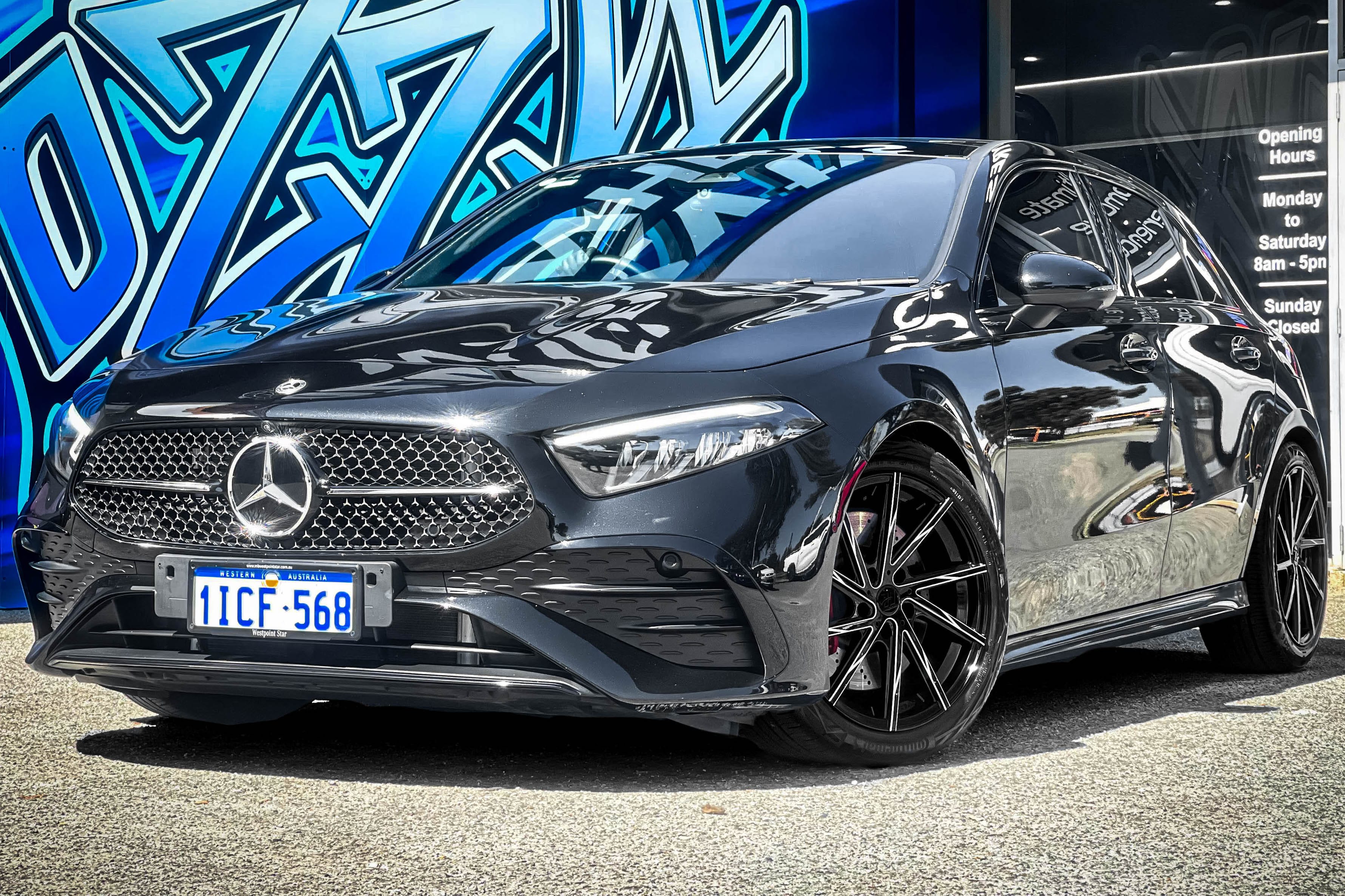 ford falcon vertini dynasty gloss black black bolts wheel #16809