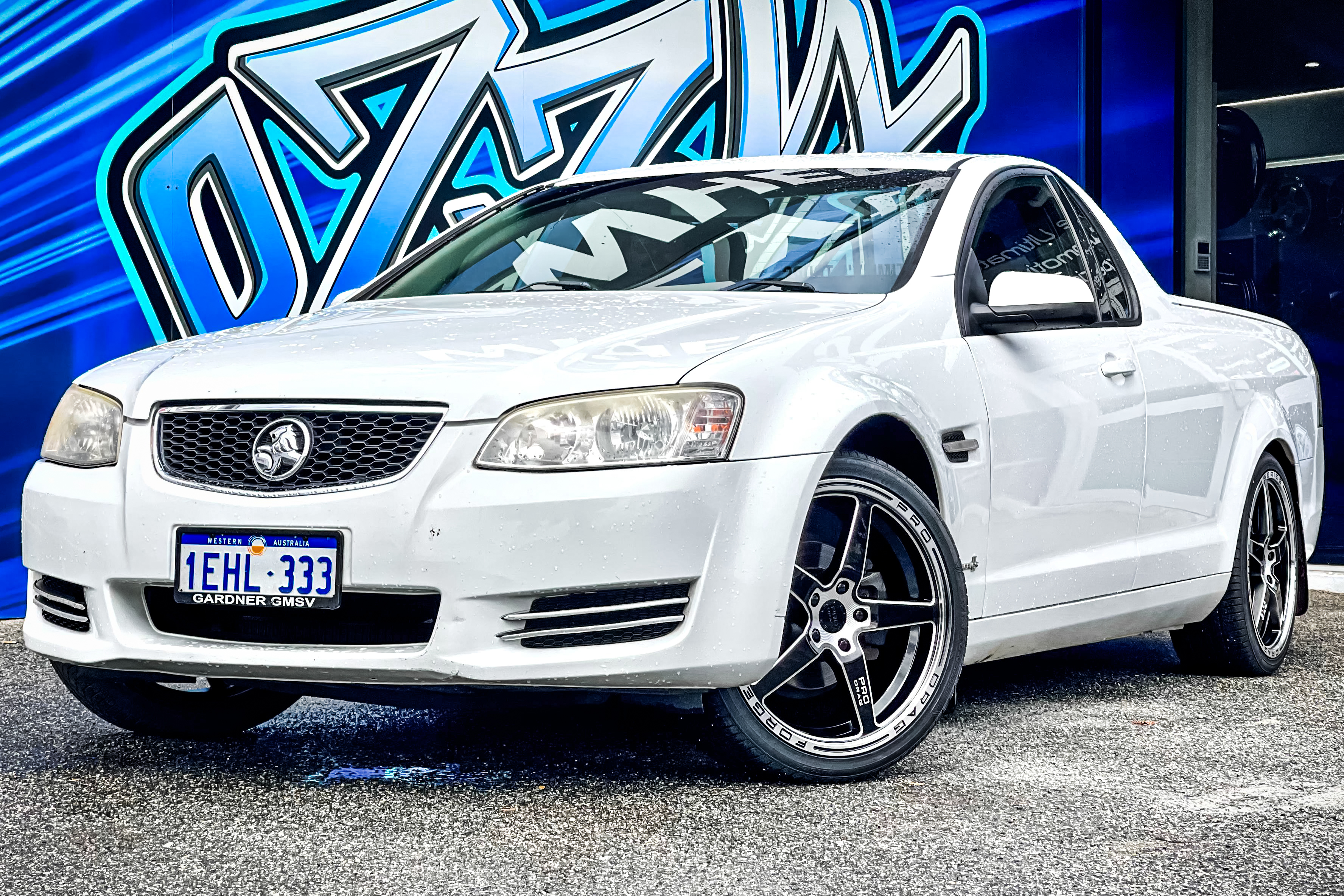holden commodore ute pro drag pd1 machined lip wheel #16847