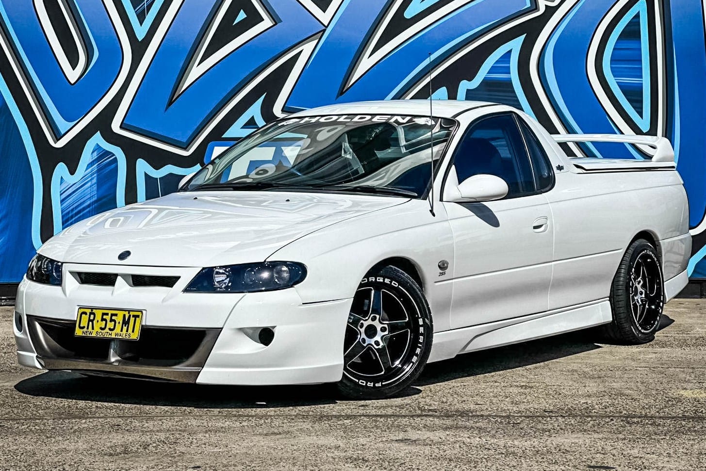 holden commodore vb-vz pro drag pd1 black lip wheel #16867