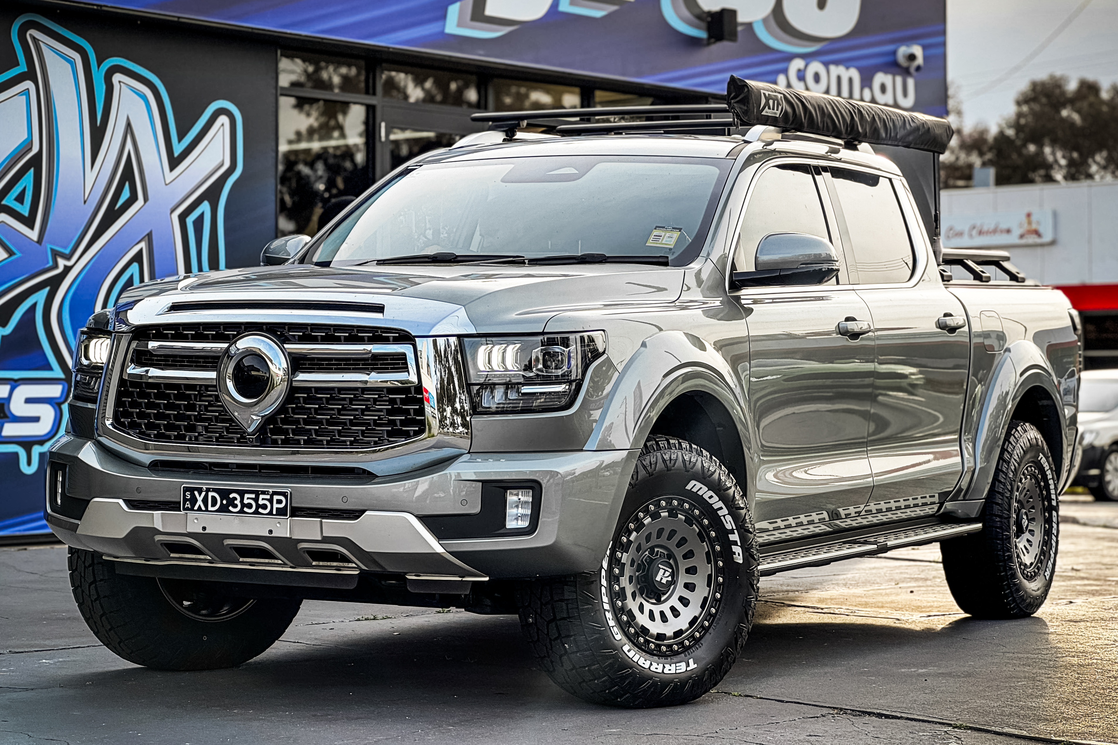 great wall cannon hussla strikeforce matte grey wheel #16911