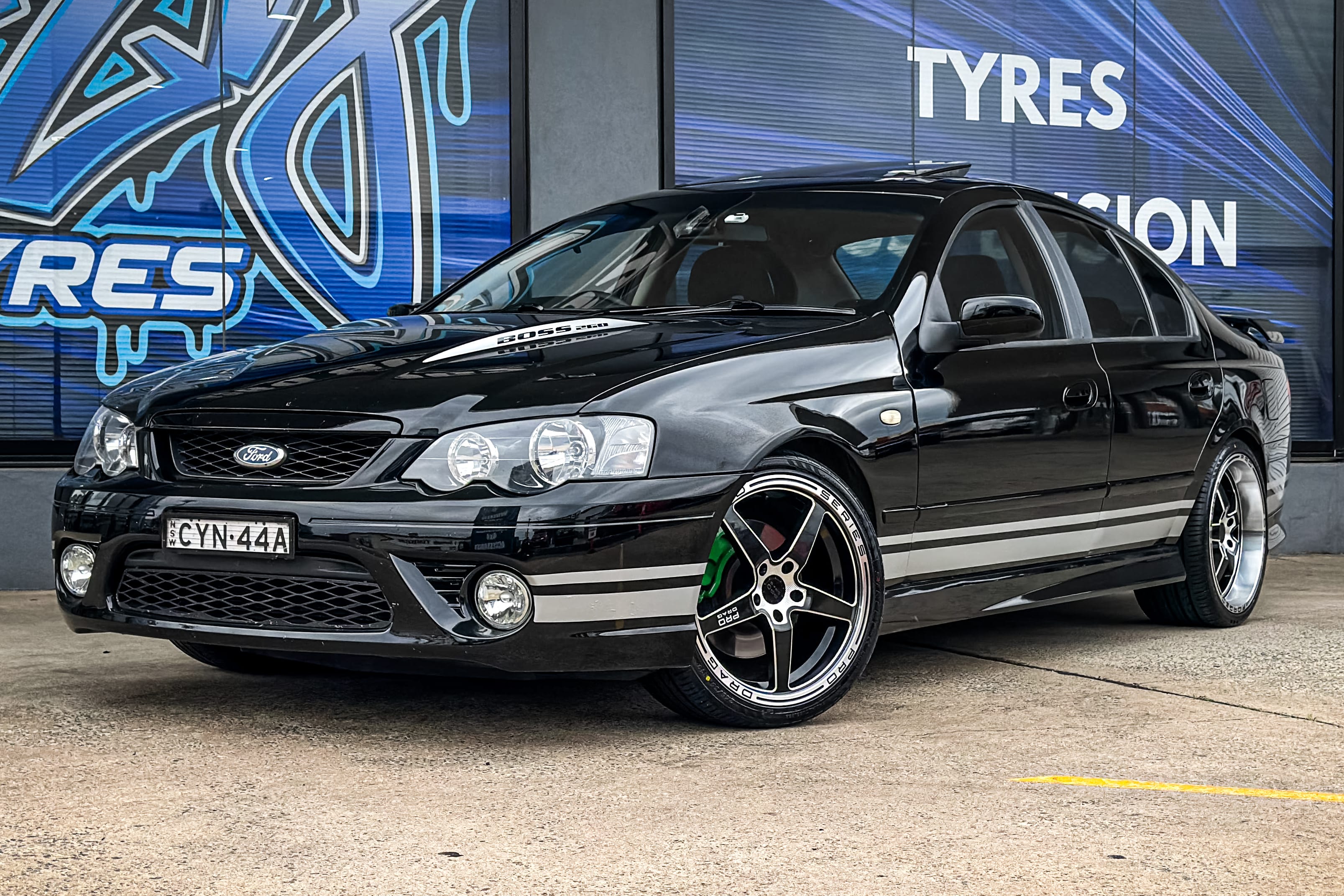 ford falcon pro drag pd1 machined lip wheel #16968