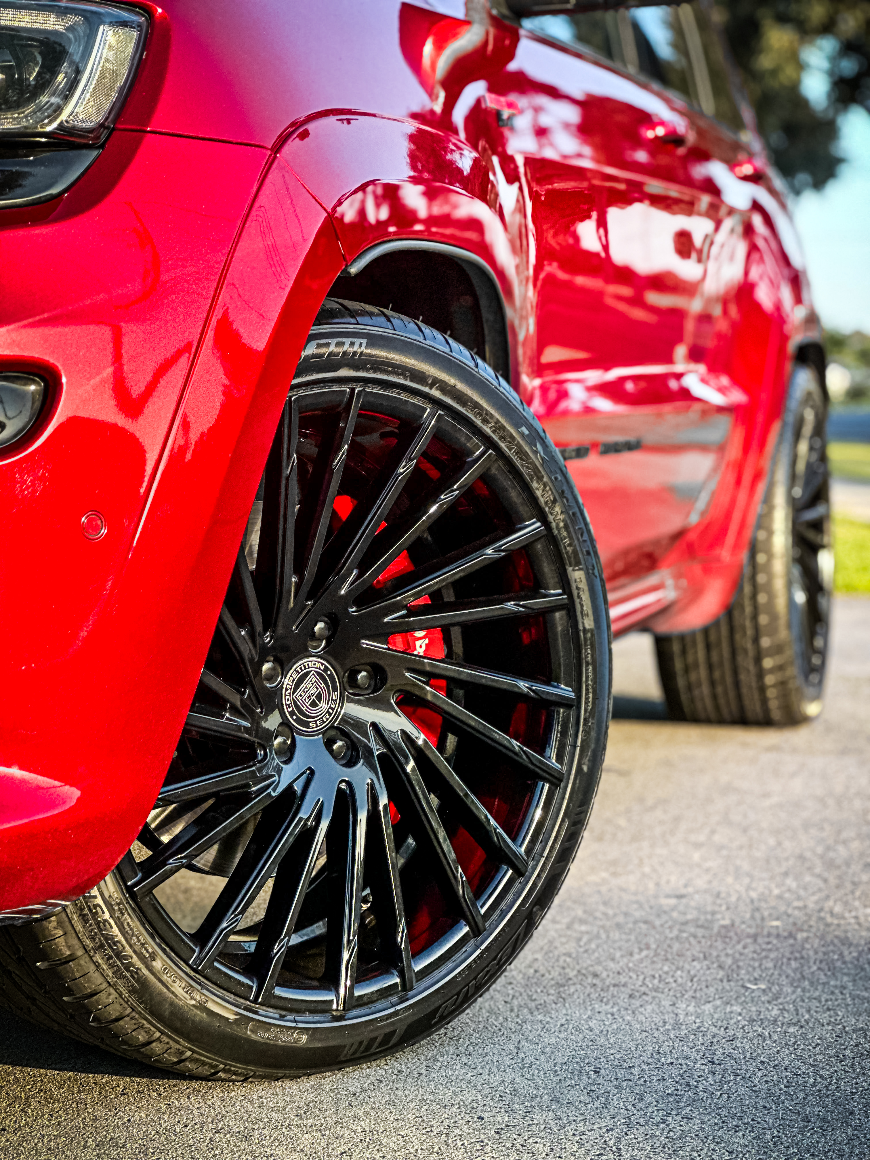 jeep grand cherokee lexani wraith full gloss black wheel #17003