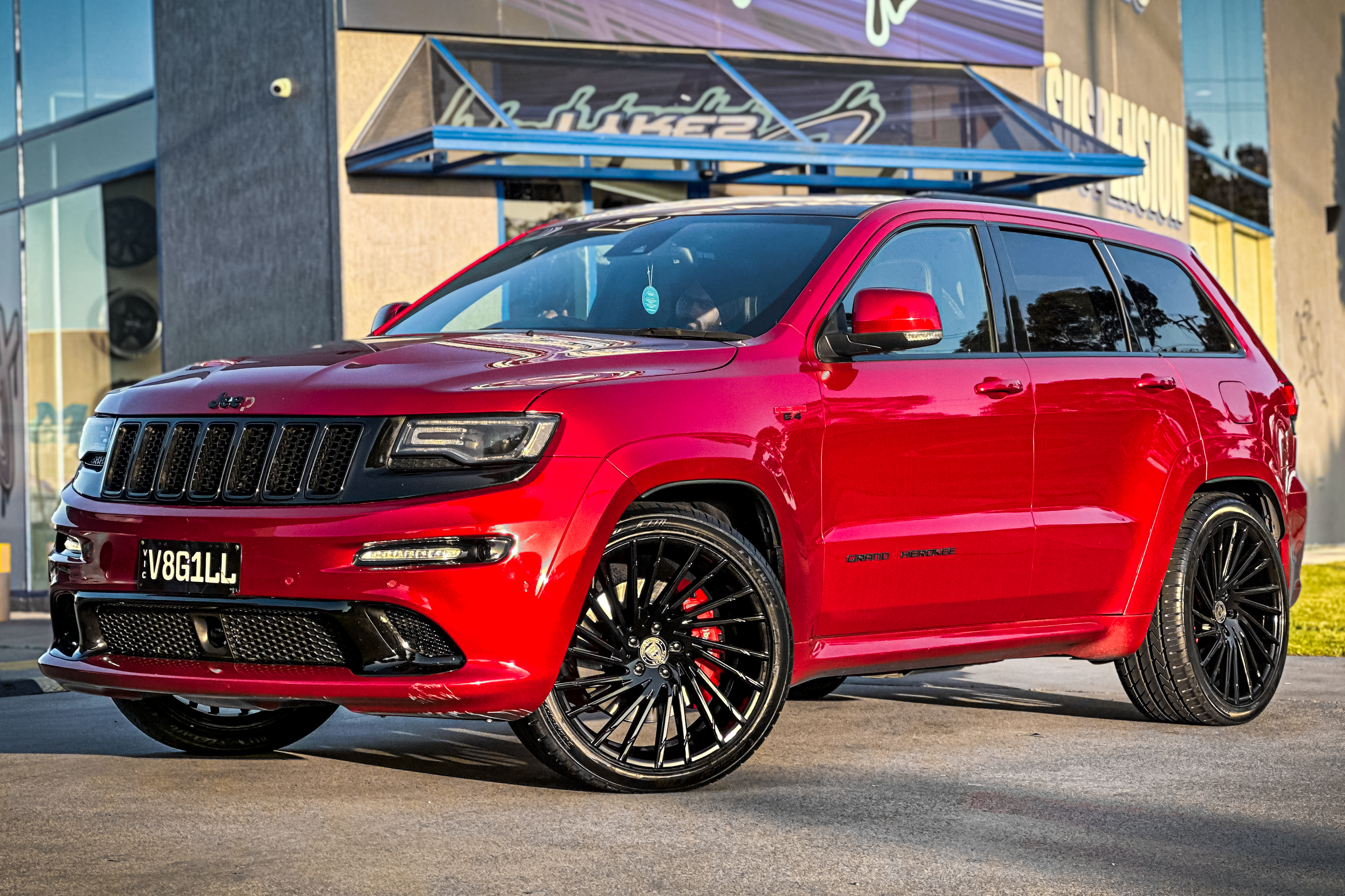 jeep grand cherokee lexani wraith full gloss black wheel #17003