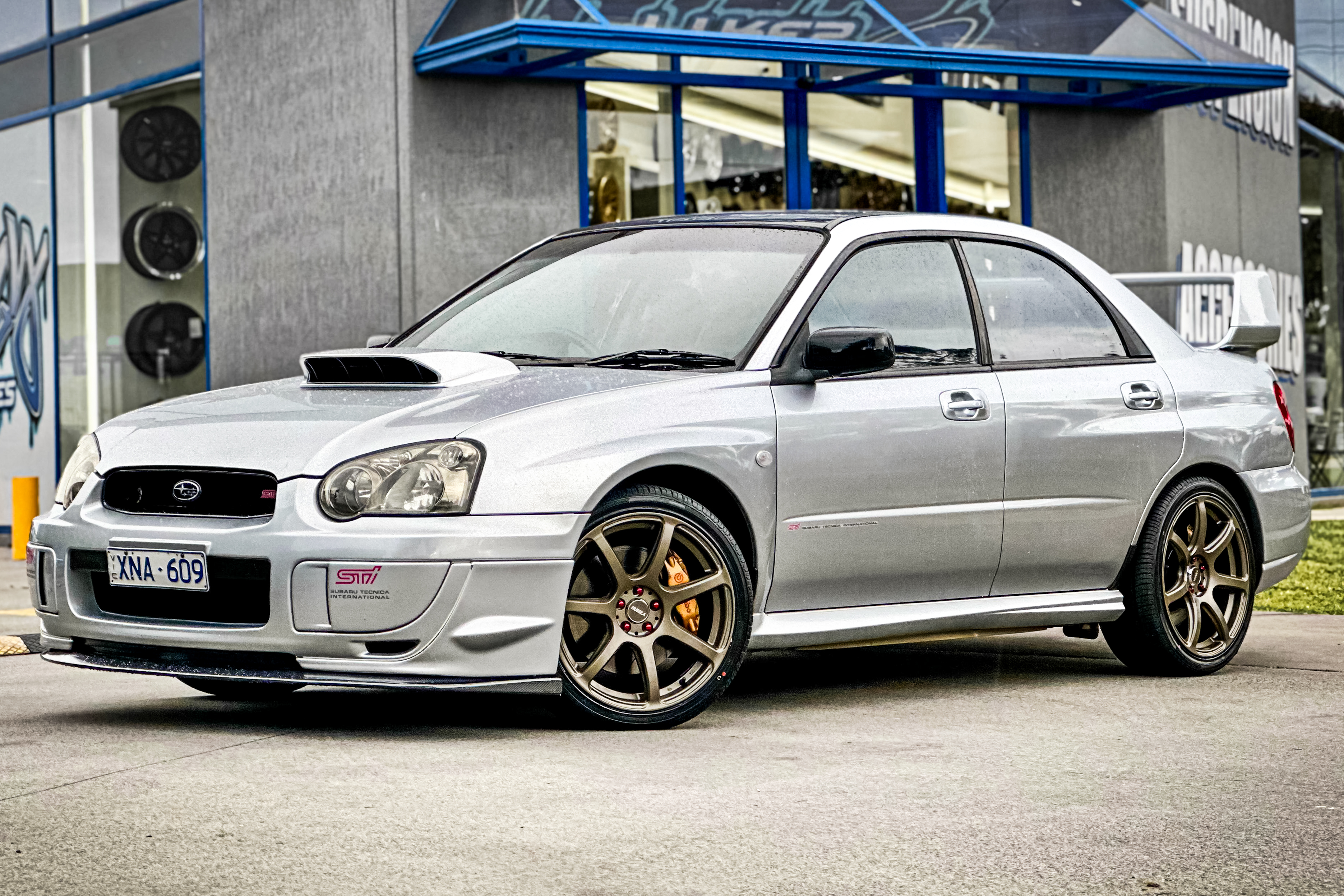 SUBARU WRX HUSSLA OSAKA MATTE BRONZE Wheel #17038