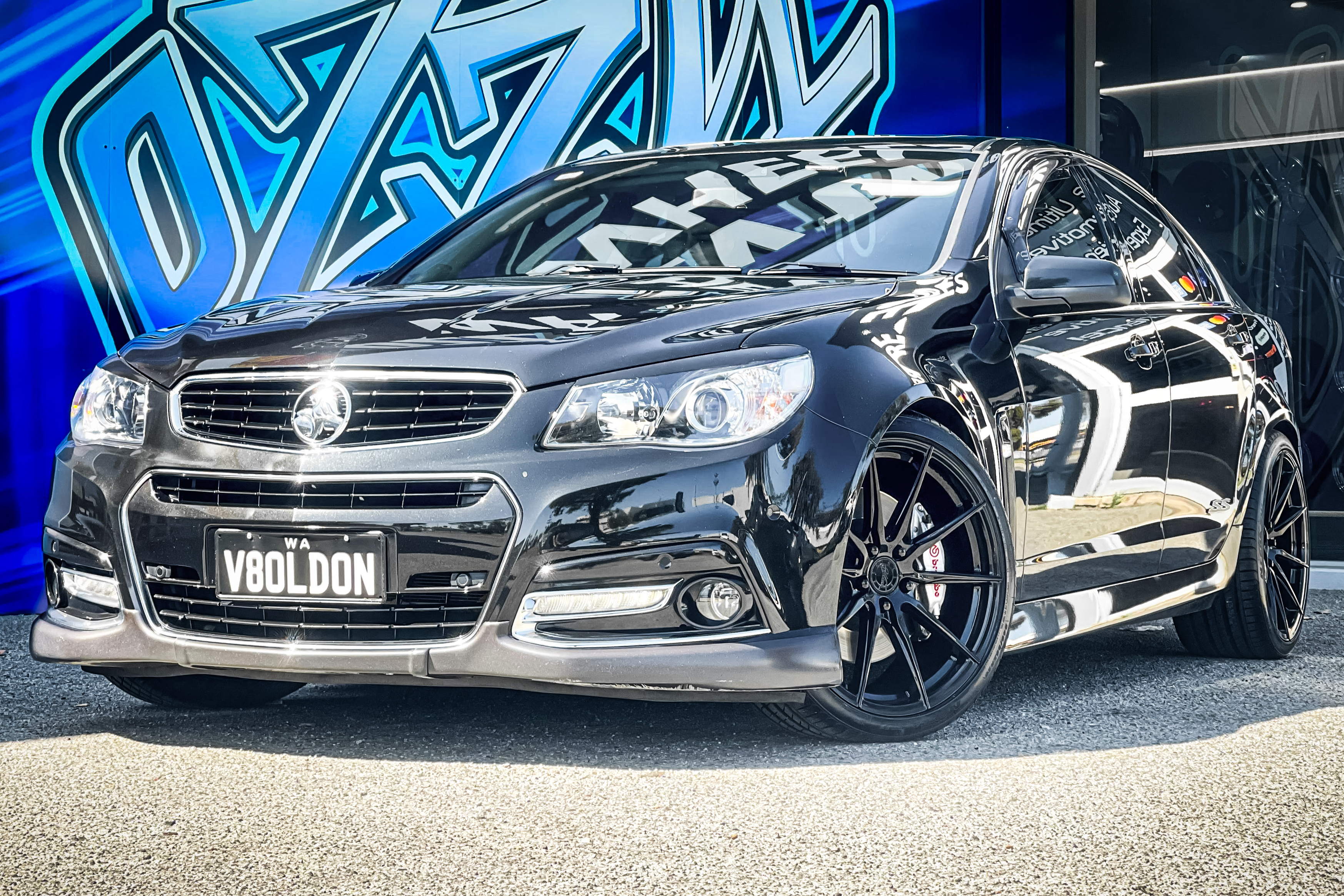 HOLDEN COMMODORE VERTINI RF1.1 GLOSS BLACK Wheel #17073