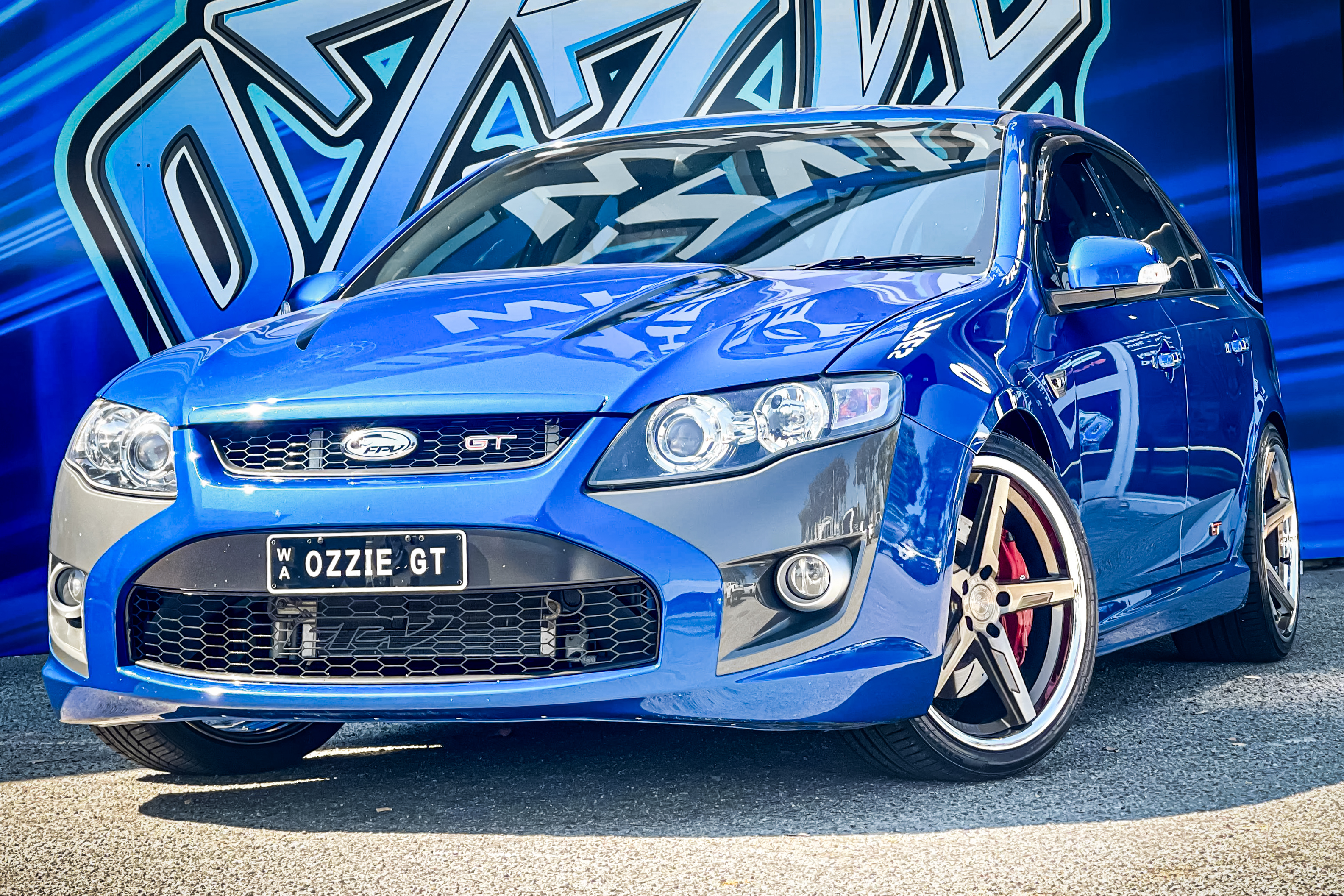 FORD FALCON VERTINI RF1.7 BRUSHED BRONZE CHROME LIP Wheel #17093