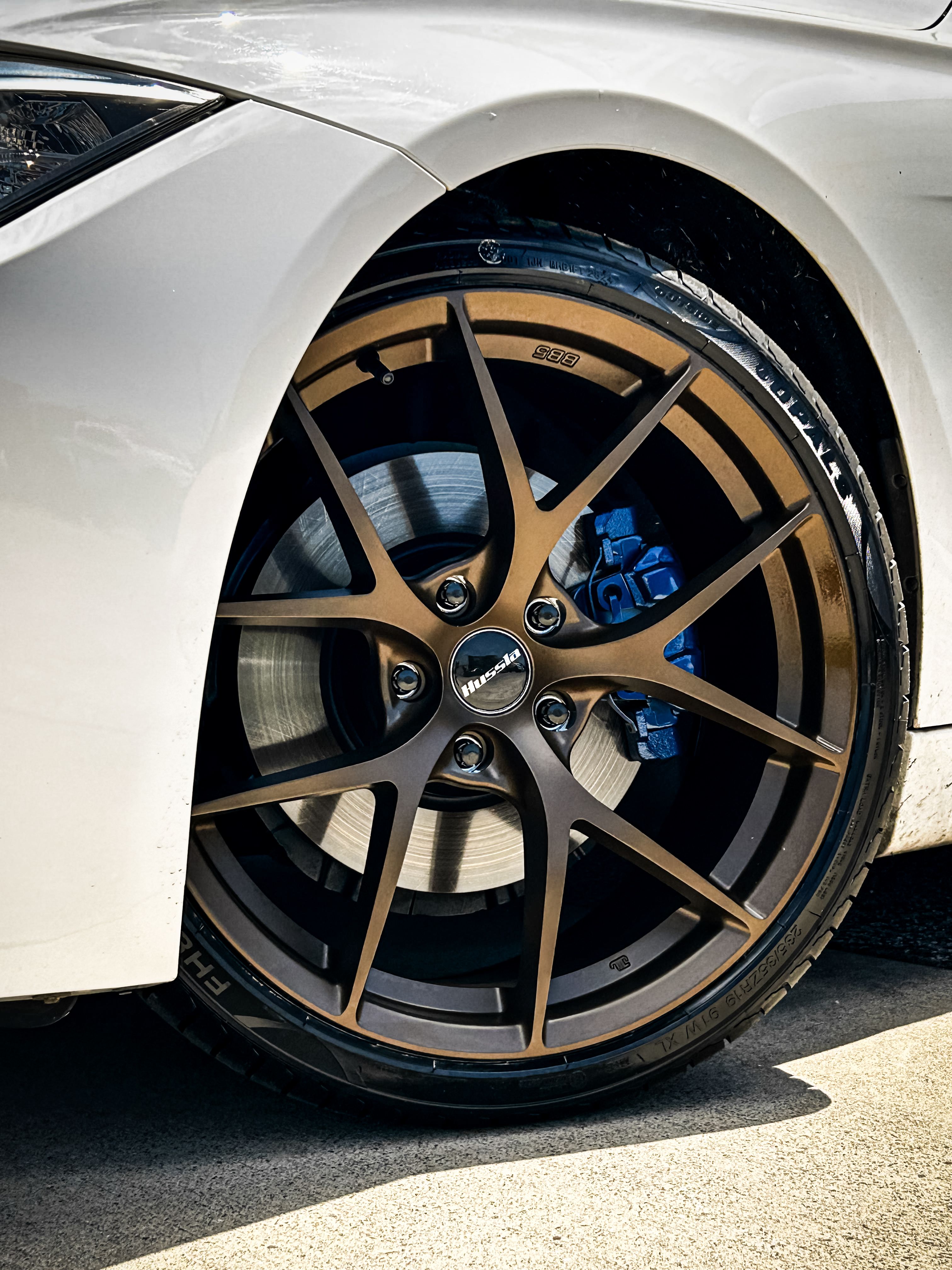 bmw 3 series hussla forged b5 matte bronze wheel #17312
