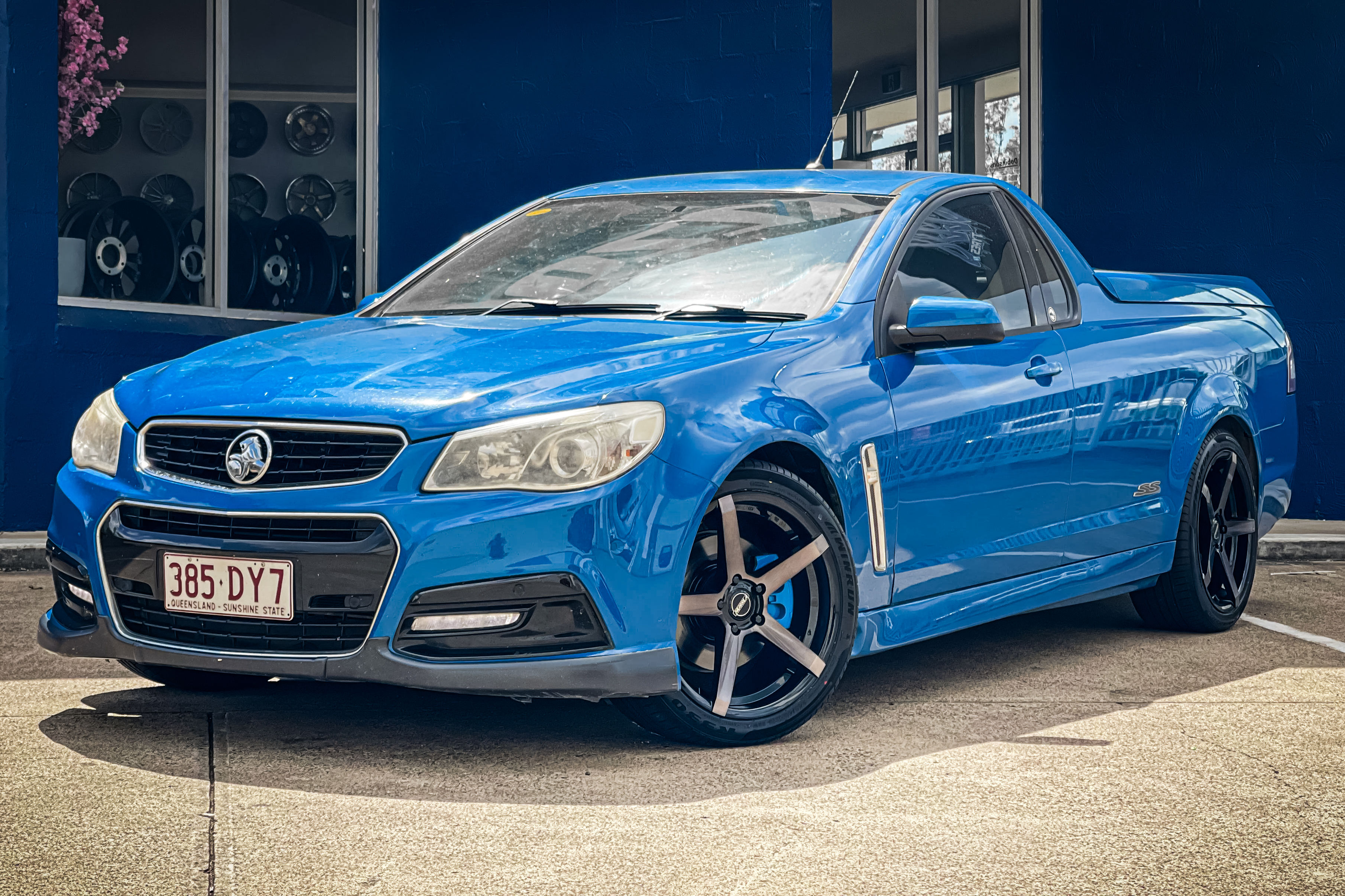 holden hsv maloo hussla zane dark tint wheel #17332