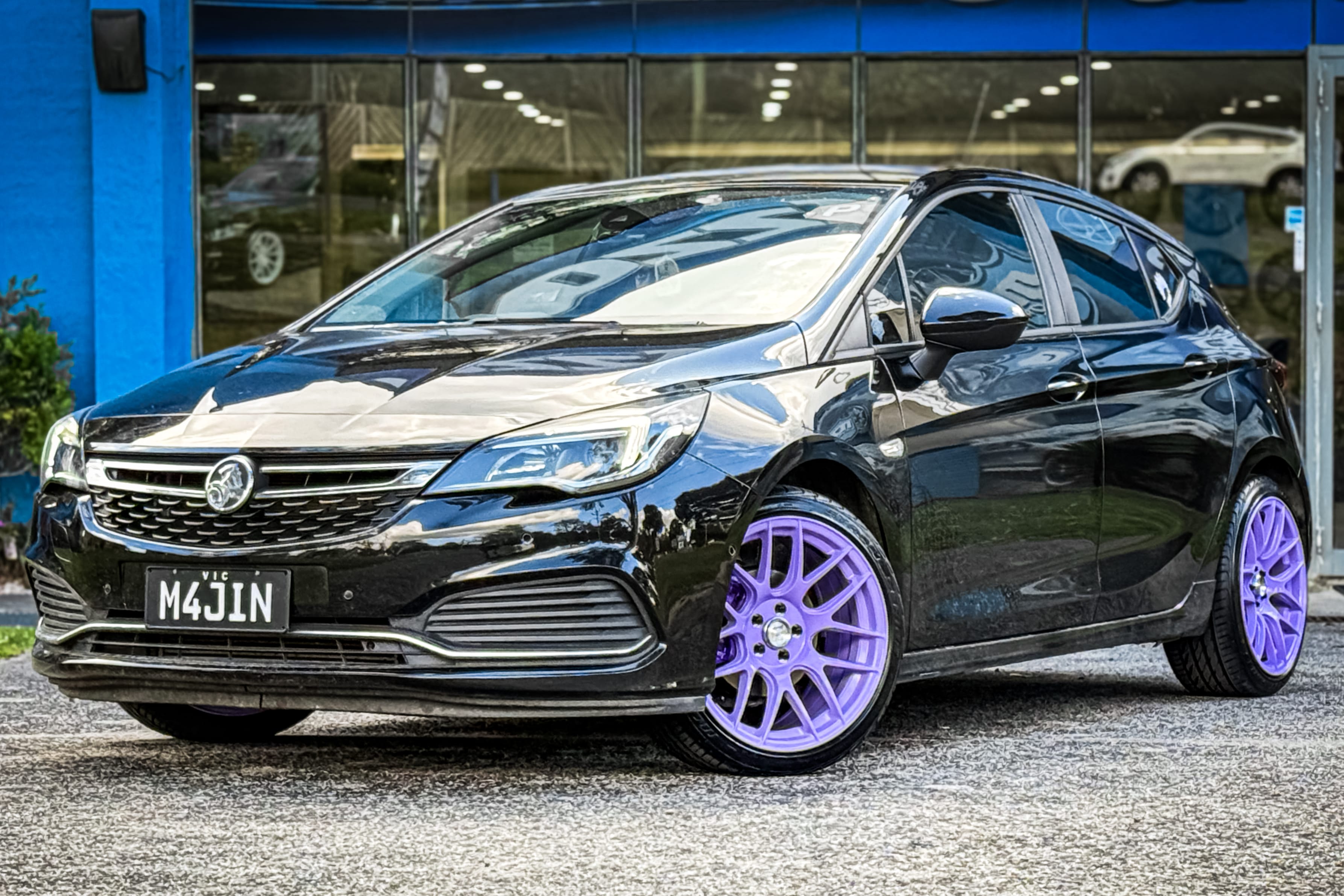 holden astra hussla 030 pastel purple wheel #17406
