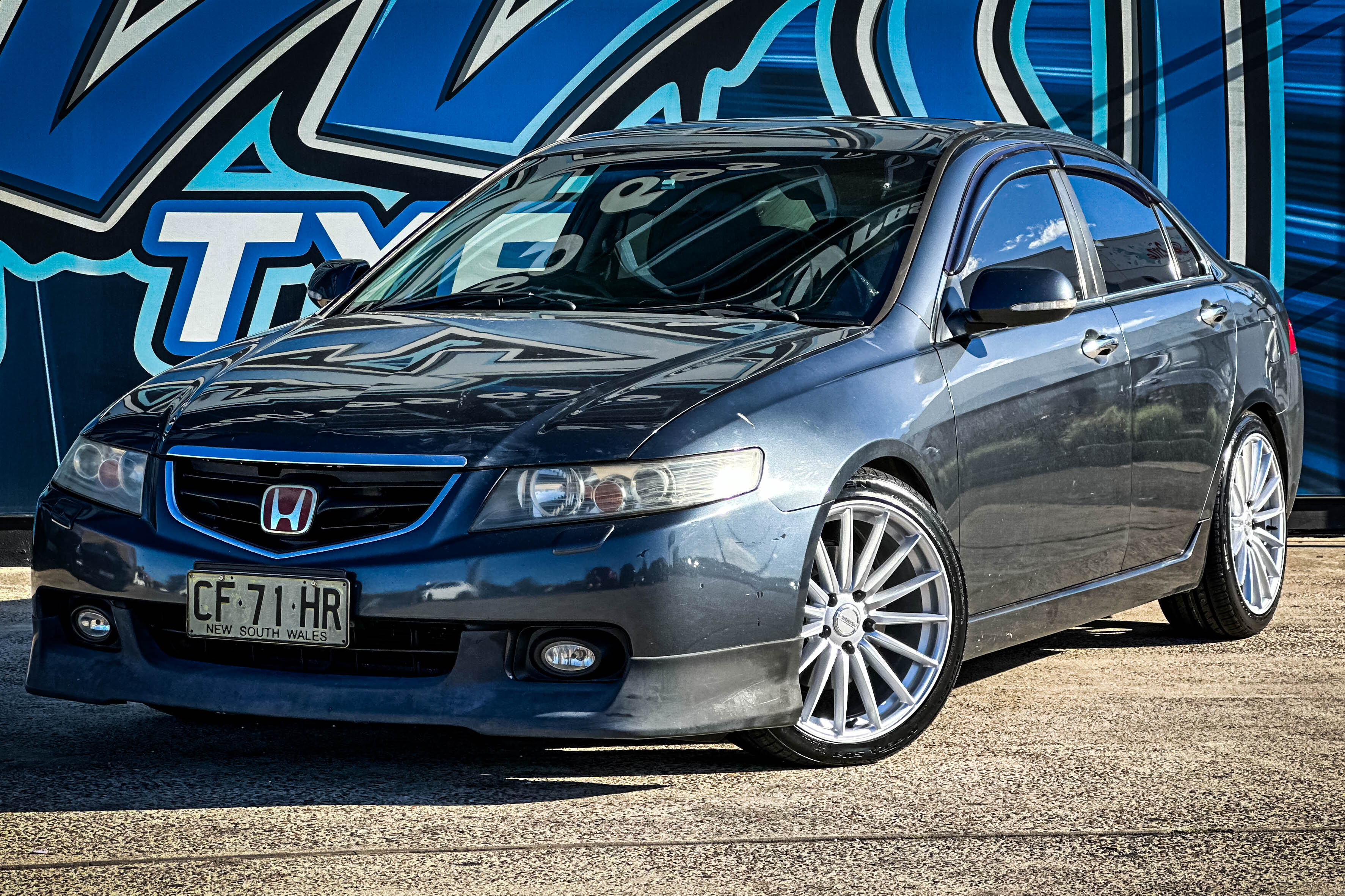 honda accord hussla berlin bright silver wheel #17472
