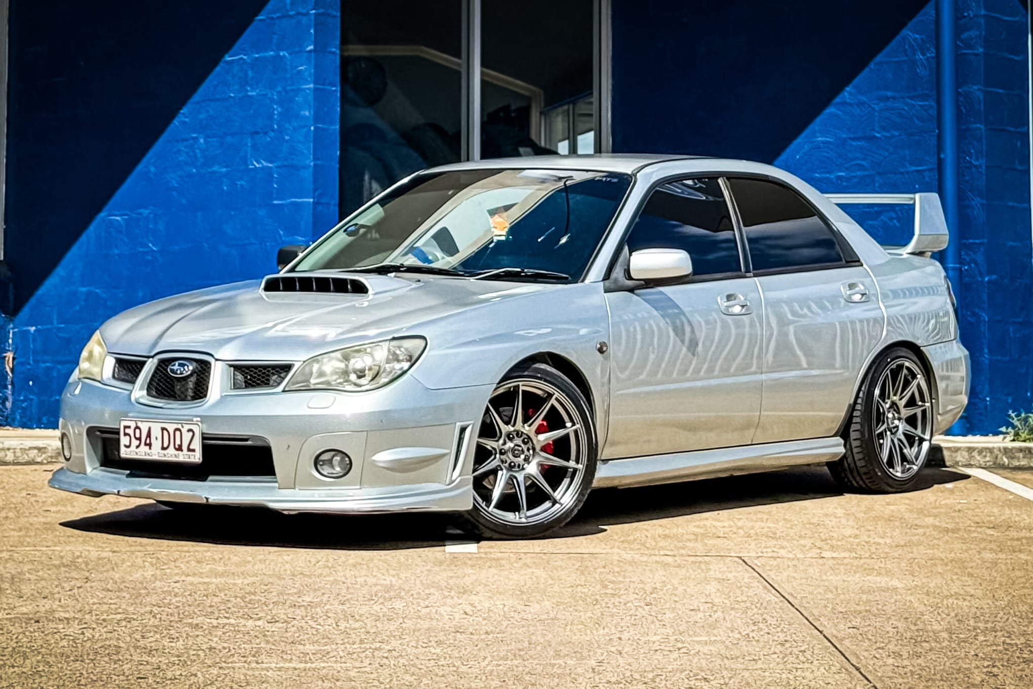 subaru wrx hussla 027 chromium wheel #17553