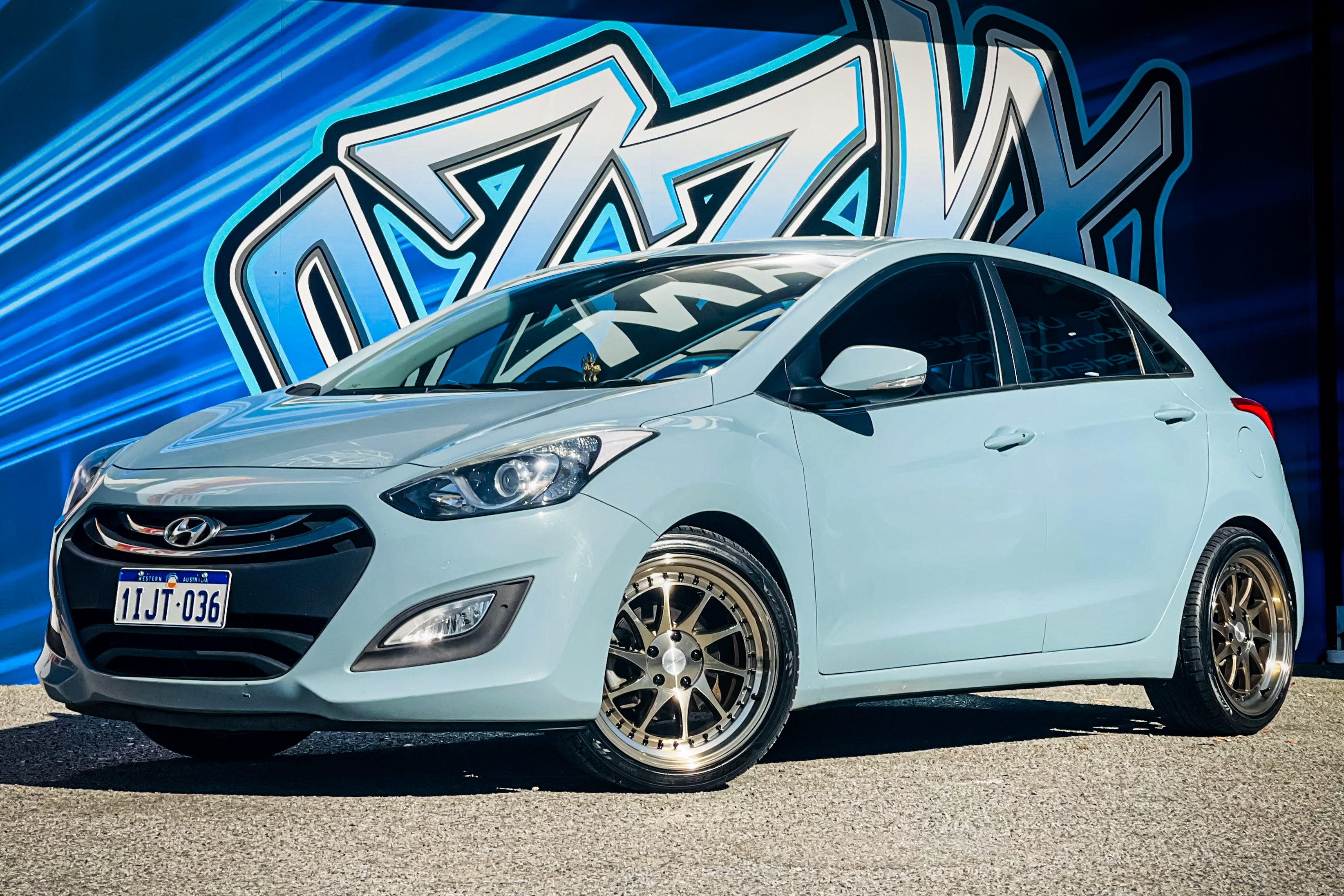 hyundai i30 avid av-56 machined bronze wheel #17575