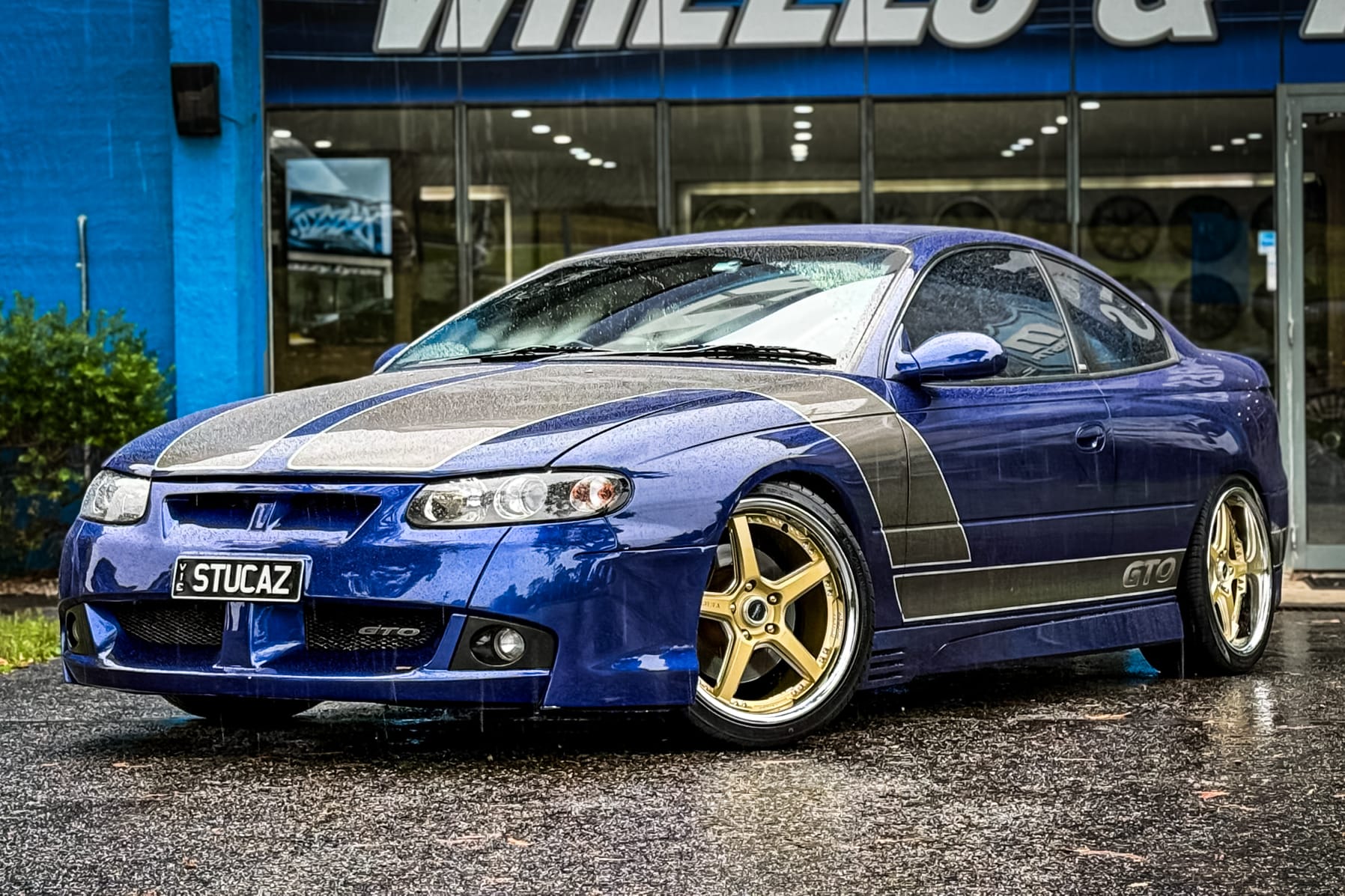 HOLDEN MONARO VERTINI DRIFT GOLD CHROME LIP Wheel #17619