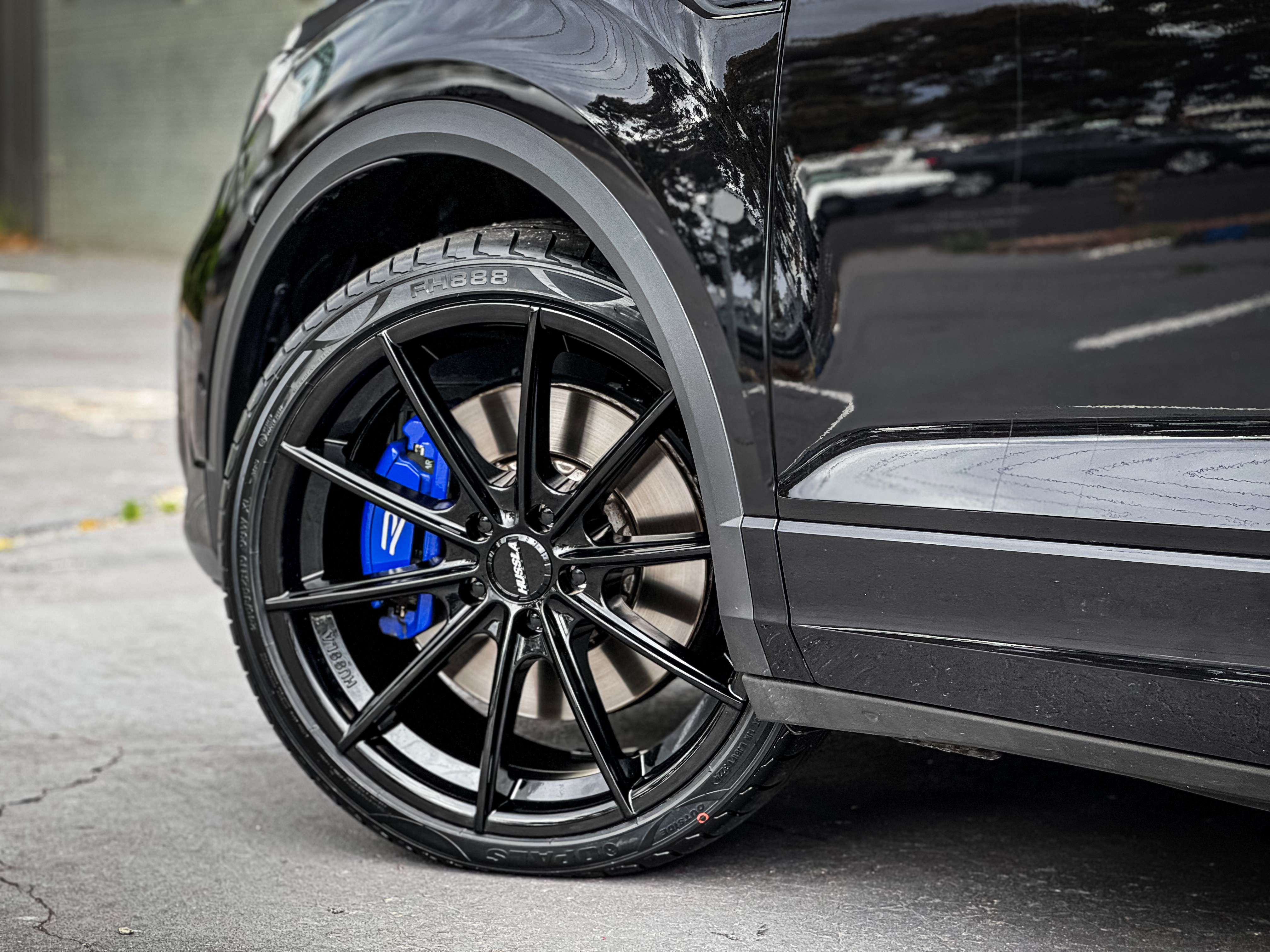 volkswagen t-roc hussla moz gloss black wheel #17622