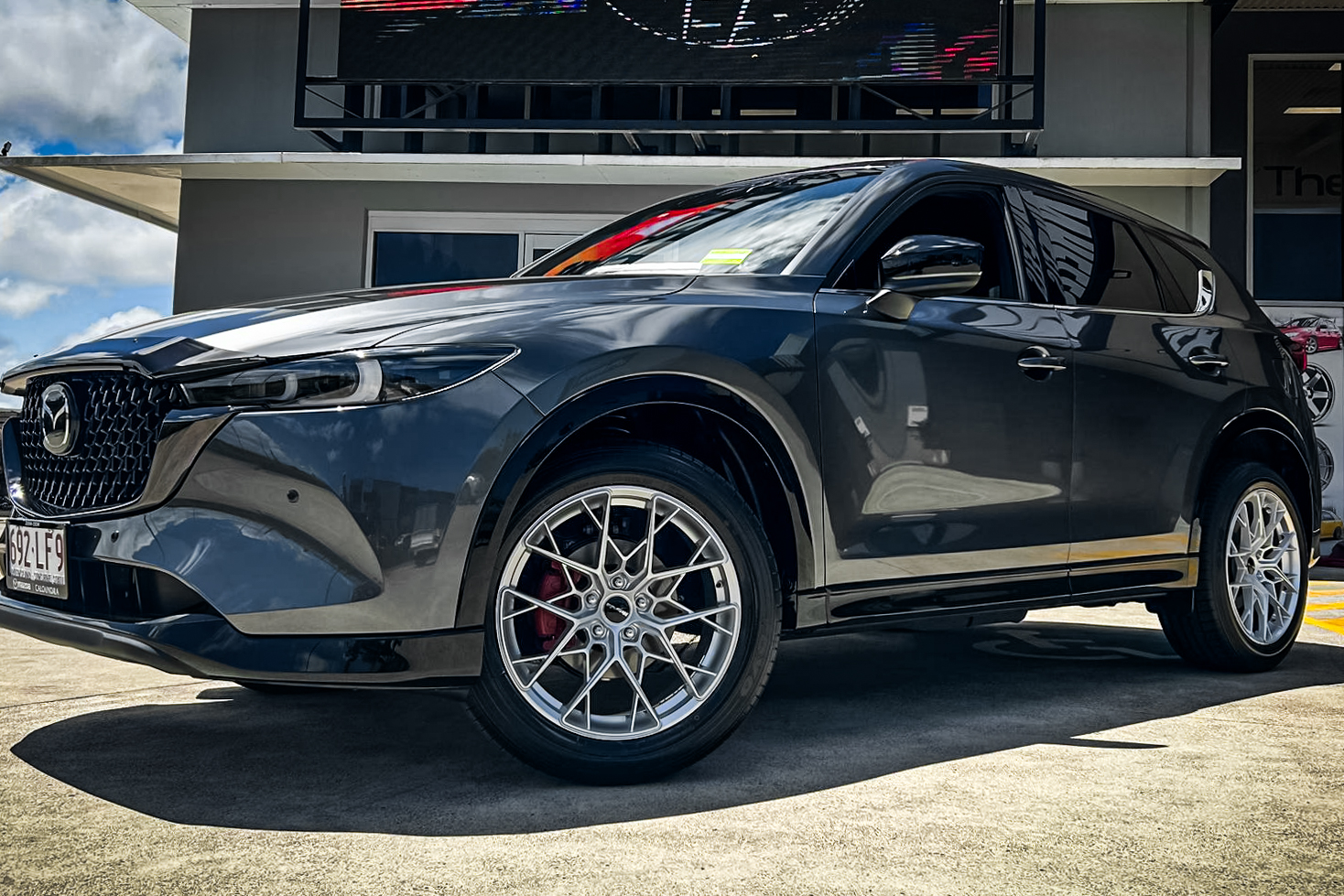 mazda cx-5 hussla vienna bright silver wheel #17696