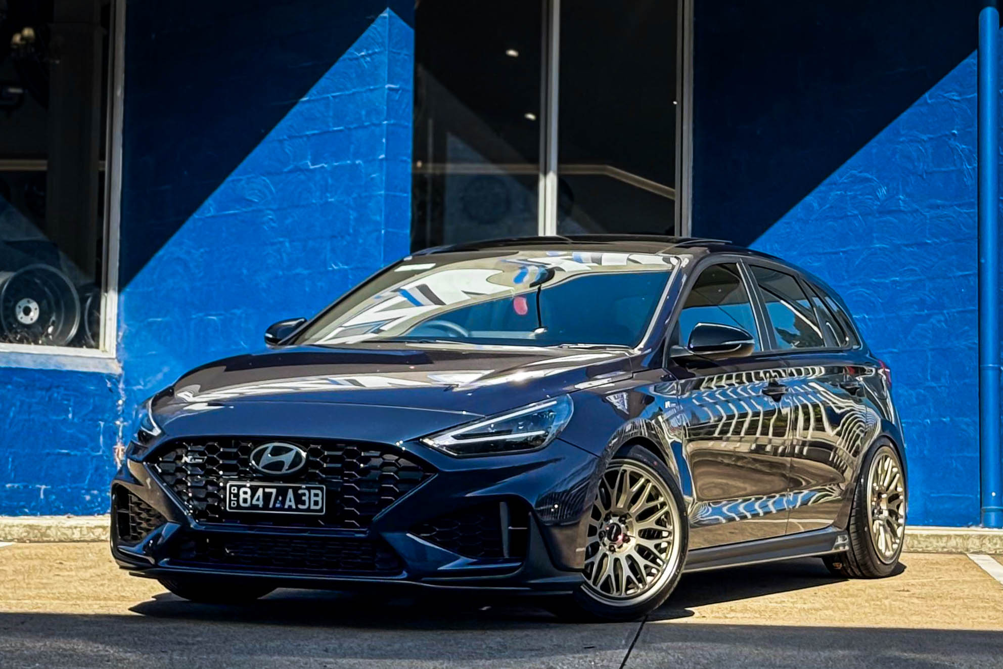 hyundai i30 avid av-44 matte bronze wheel #17876