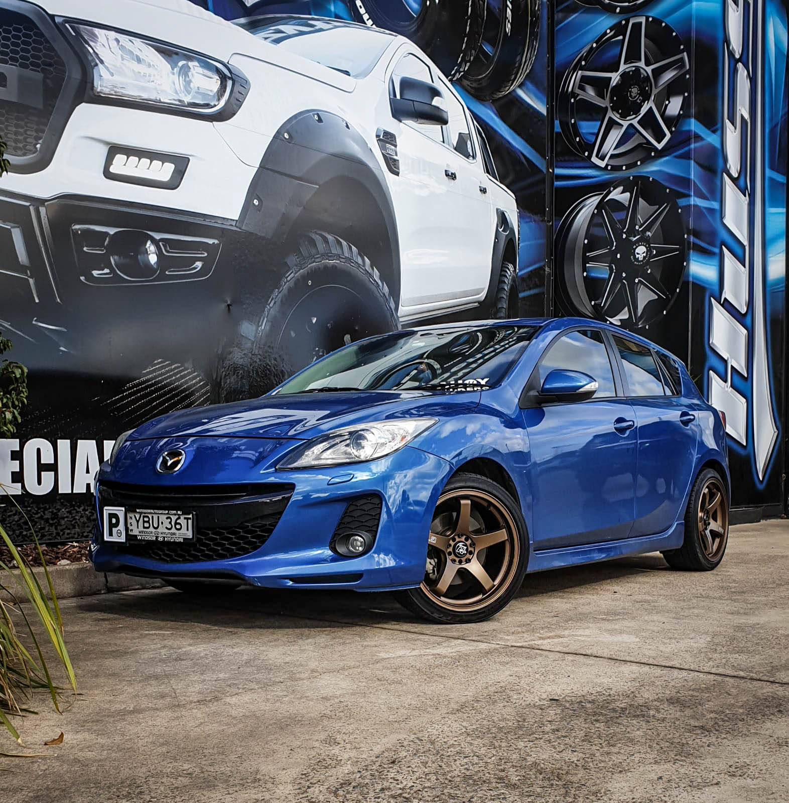 MAZDA MAZDA3 HUSSLA GT FULL MATTE BRONZE #1790