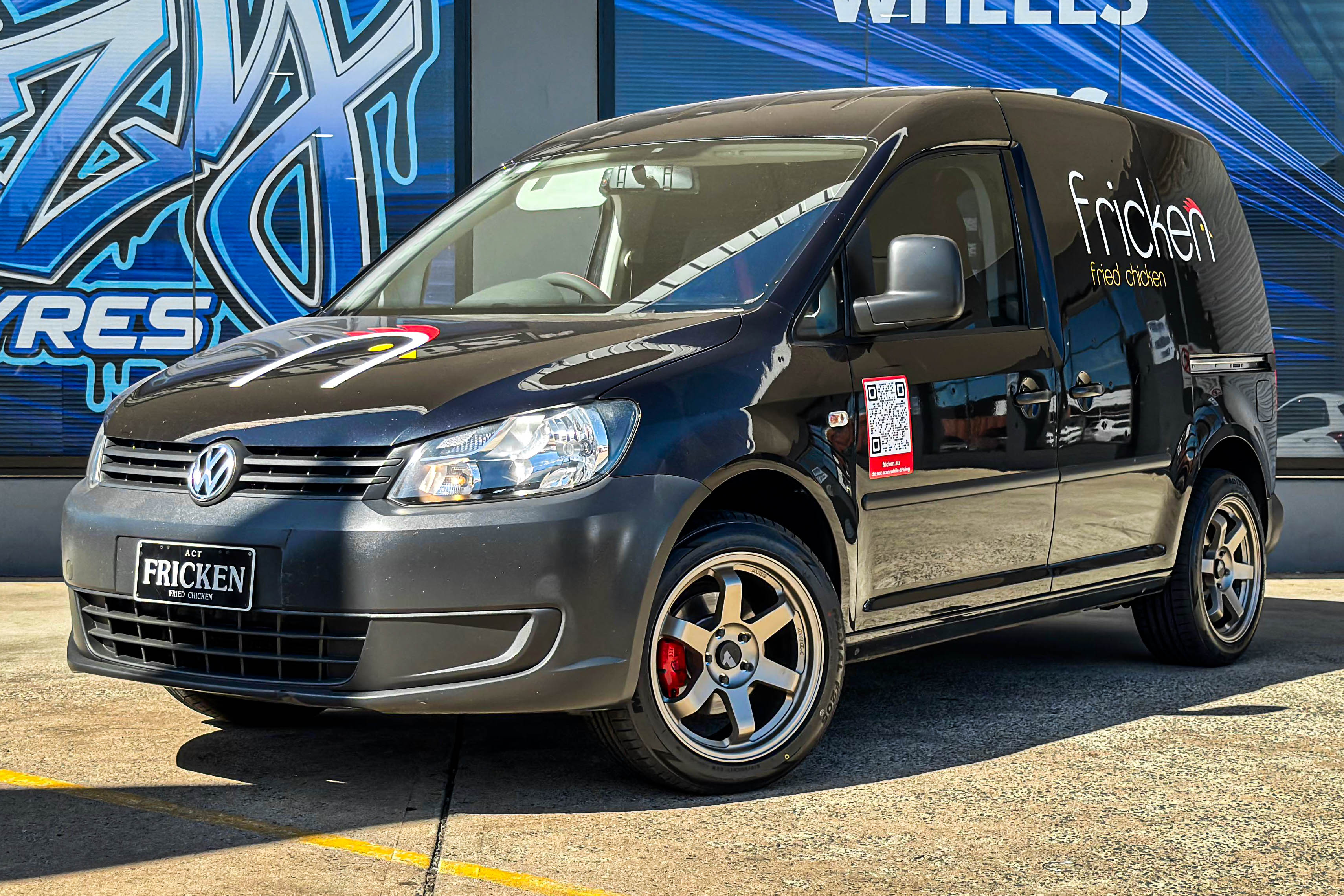 volkswagen caddy avid av-06 matte bronze wheel #17920