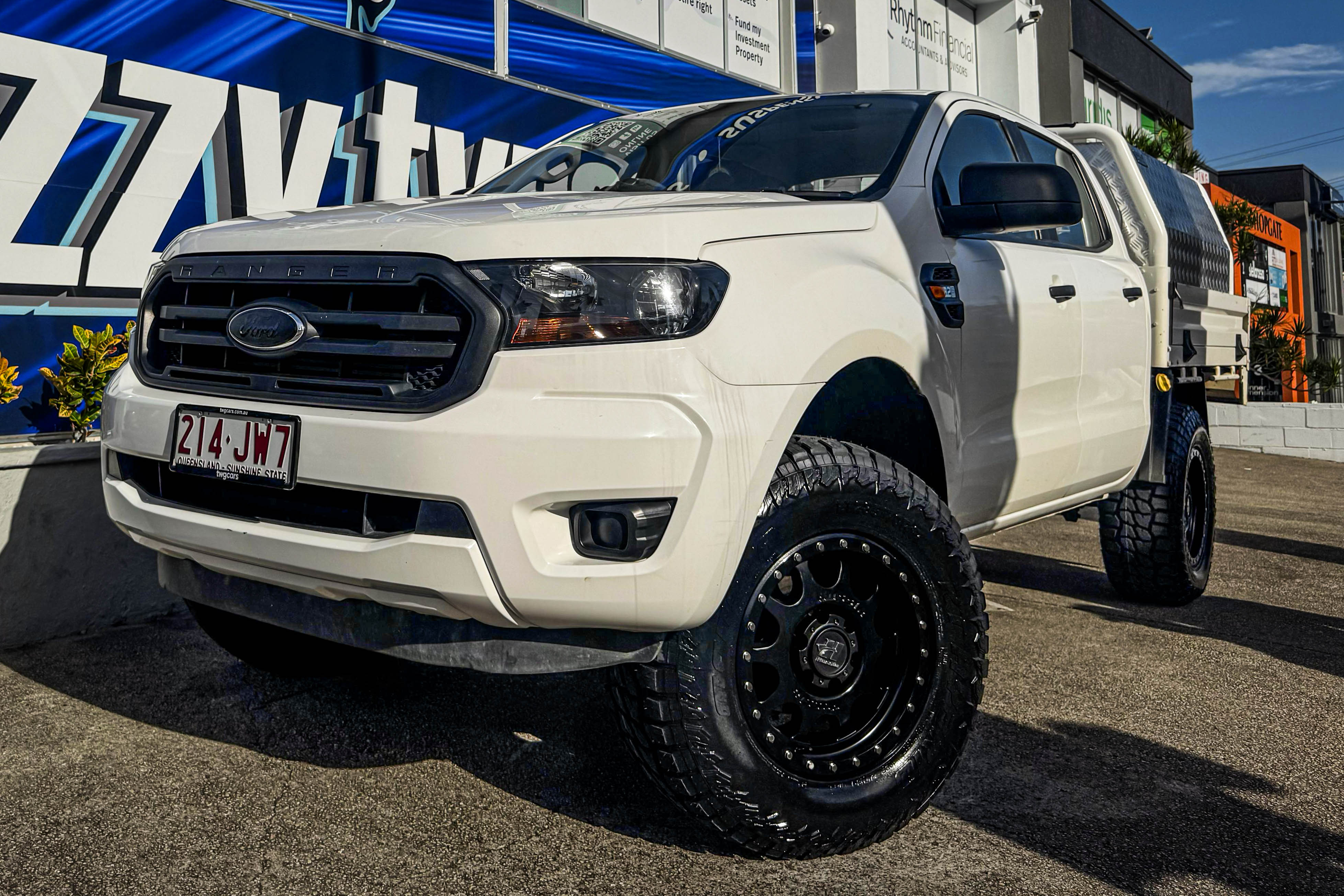 ford ranger hussla raptor matte black wheel #18009