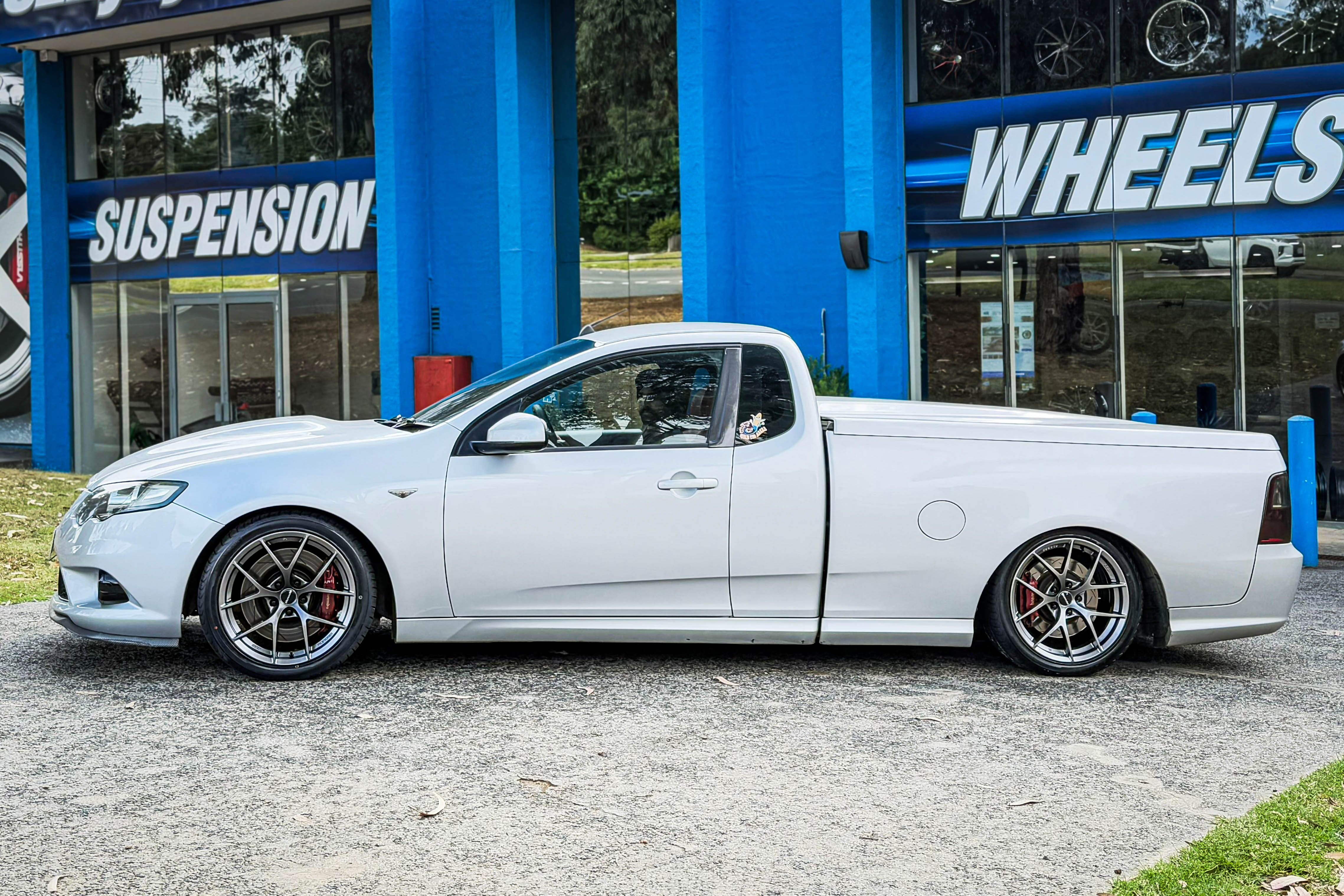 ford falcon ute hussla forged b5 diamond black wheel #18027