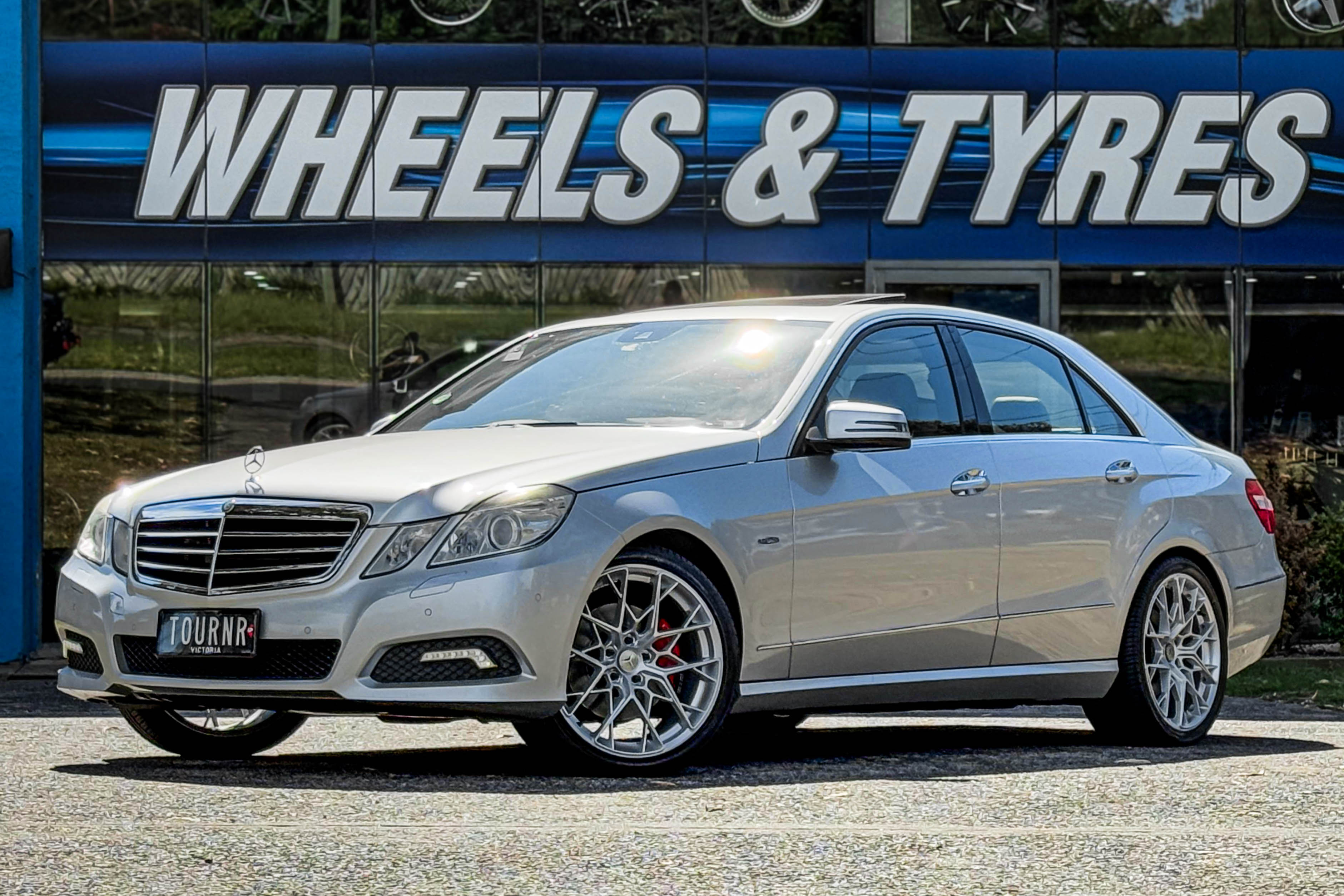 mercedes-benz e-class hussla vienna bright silver wheel #18042