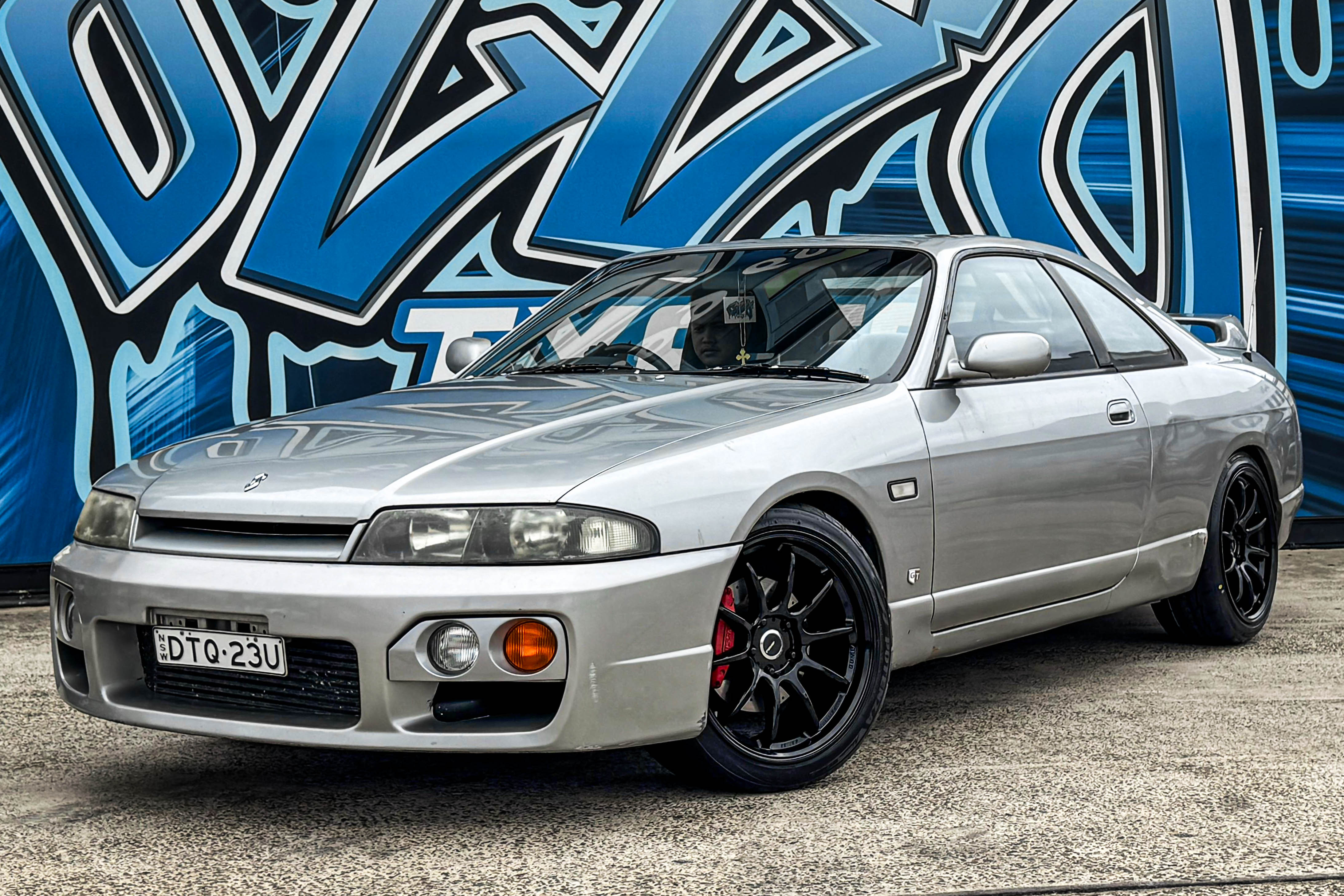 nissan skyline avid av-40 gloss black wheel #18161