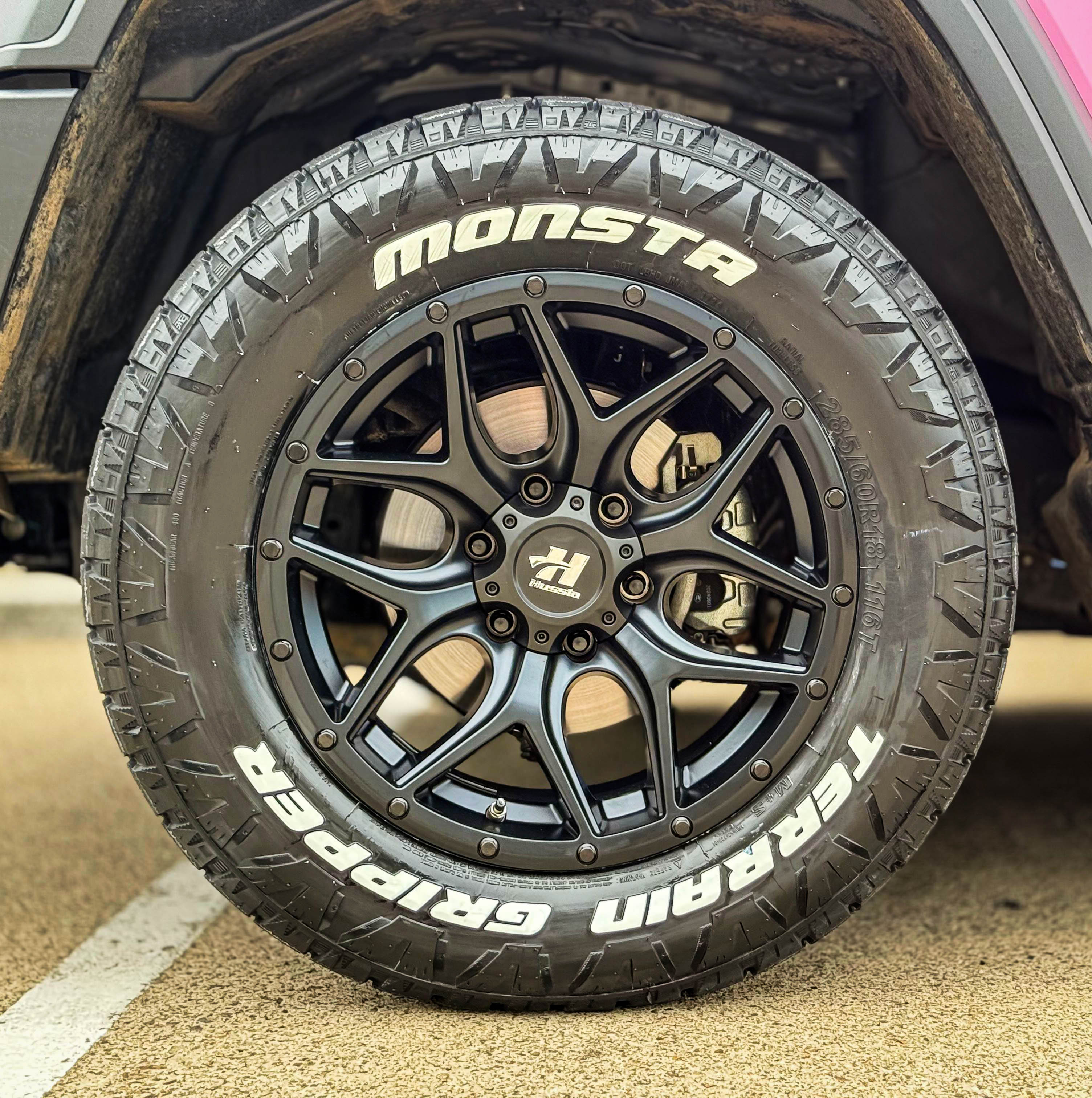 great wall tank 300 hussla beretta matte black wheel #18184
