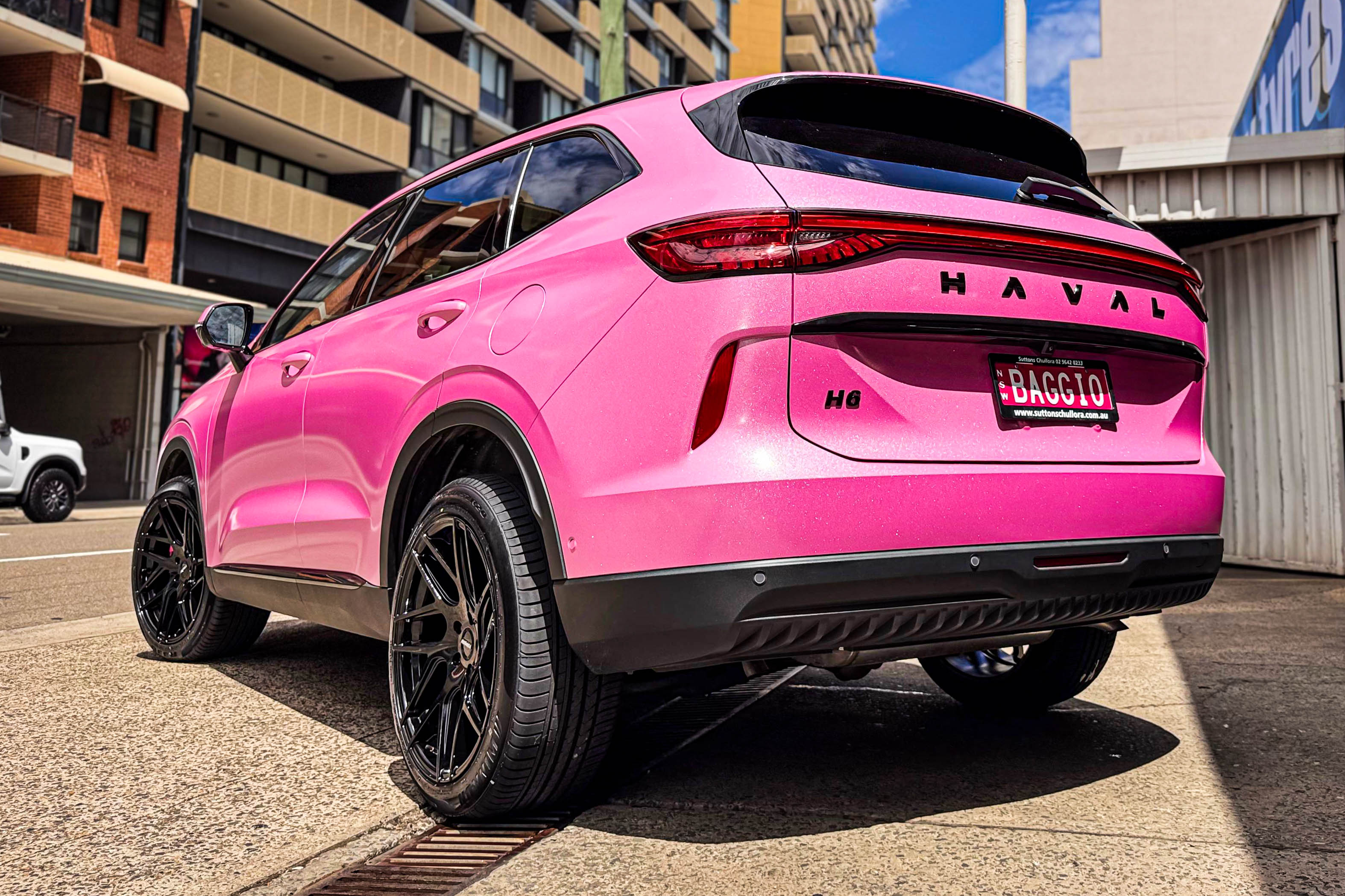 haval h6 hussla savage gloss black wheel #18185