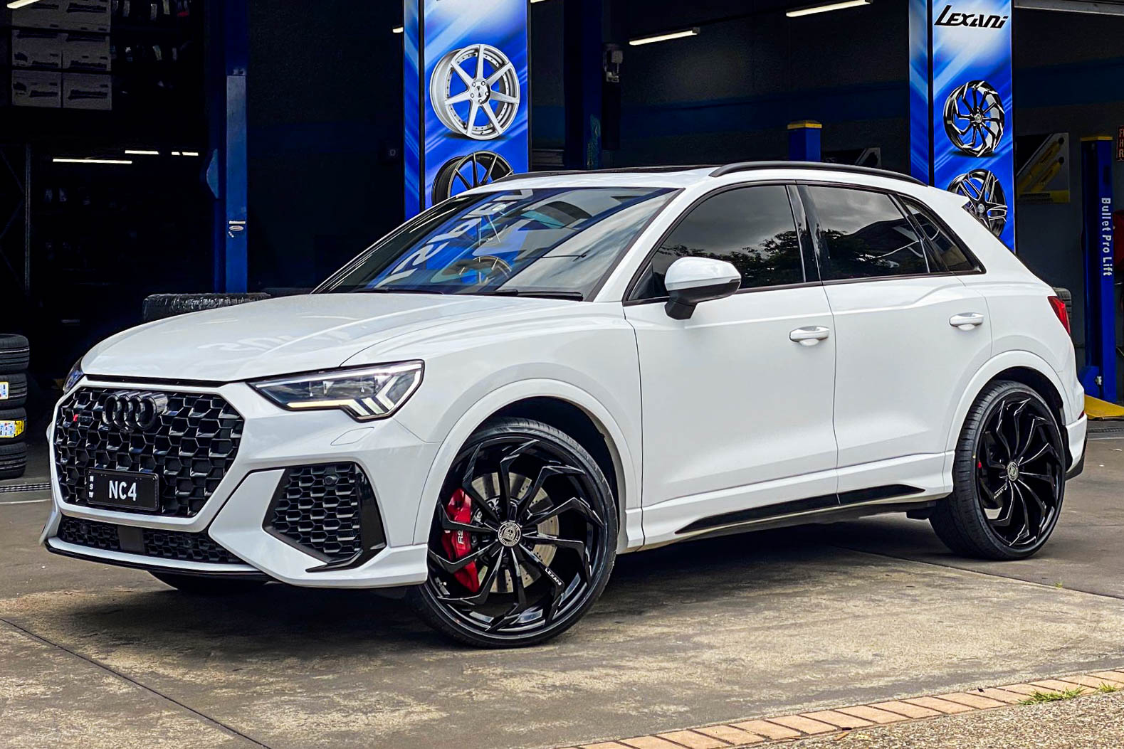 AUDI RS Q3 LEXANI STATIC FULL GLOSS BLACK Wheel #18197